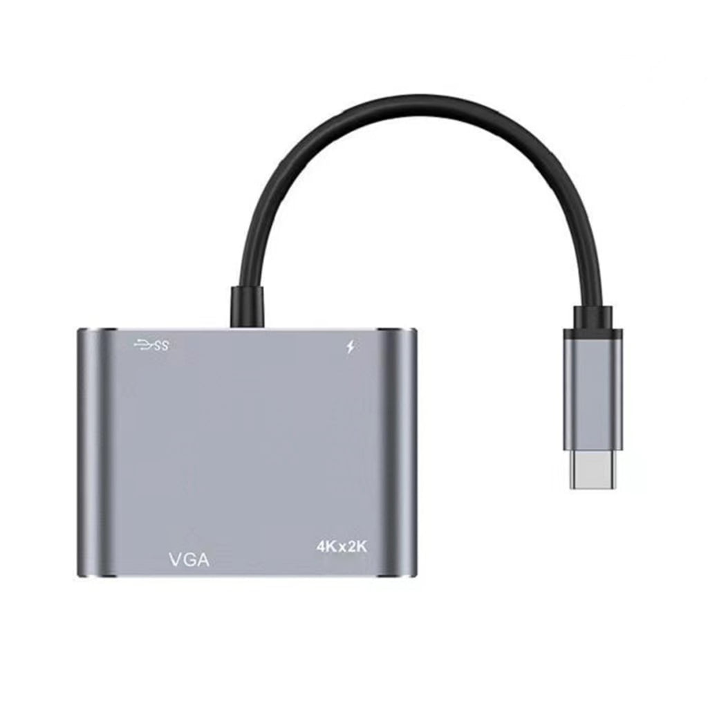 KCAHPAN USB C Adapter Multiports Adapter Portable Type-C Converter USB ...