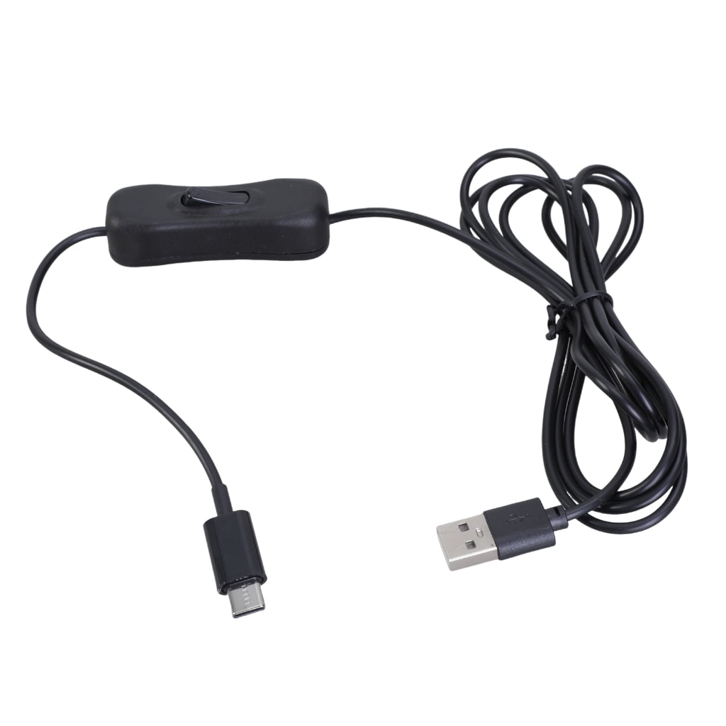 KCAHPAN USB to Type C Power Cable 5V with Switches PVC Charging Cable ...
