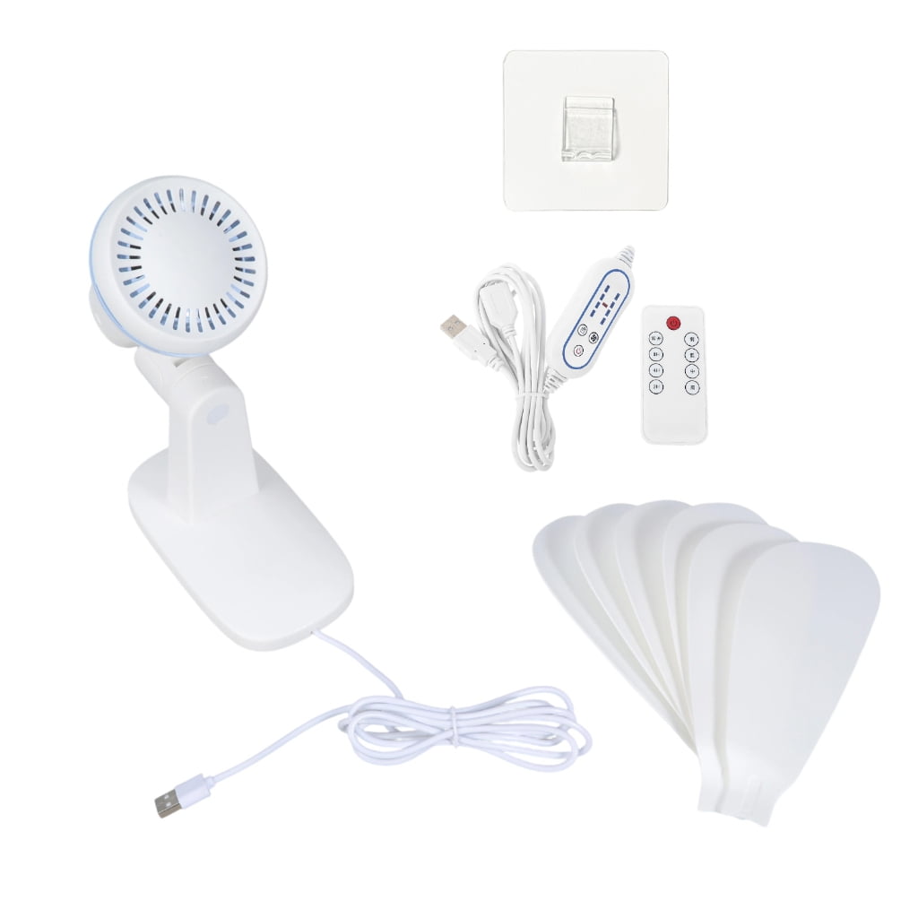 KCAHPAN Wall Mount Fan Quiet Small Wall Cooling Fan with 8H Timer ...