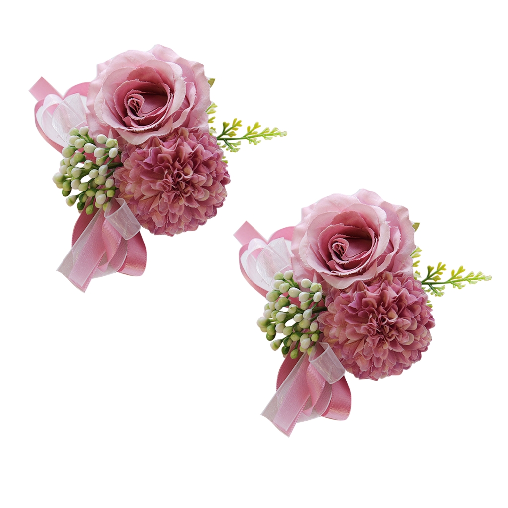 KCAHPAN Wedding Bridal Corsages Hand Decorations for Prom Party ...