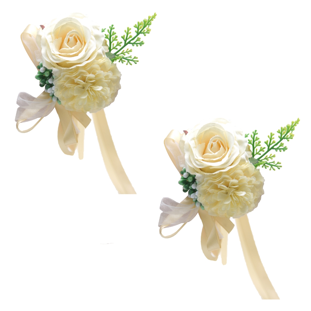 KCAHPAN Wedding Bridal Corsages Hand Decorations for Prom Party ...