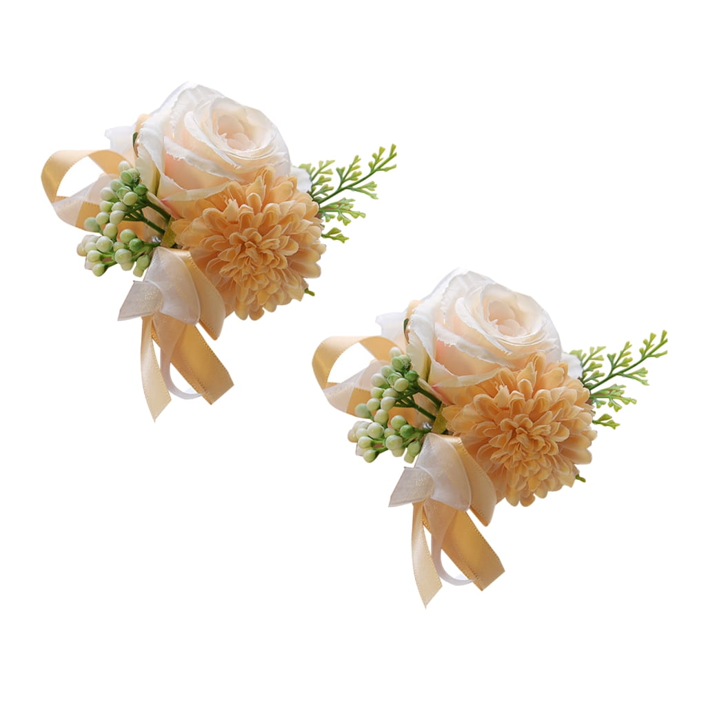 KCAHPAN Wedding Bridal Corsages Hand Decorations for Prom Party ...