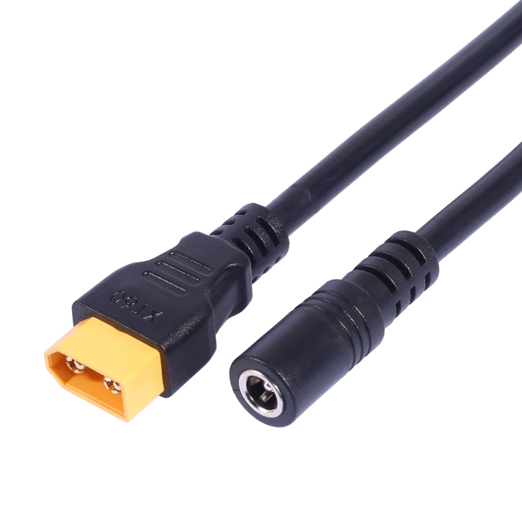 KCAHPAN XT60 Male to 5.5x2.1mm/5.5x2.5mm Power Cable for Remote Toys ...