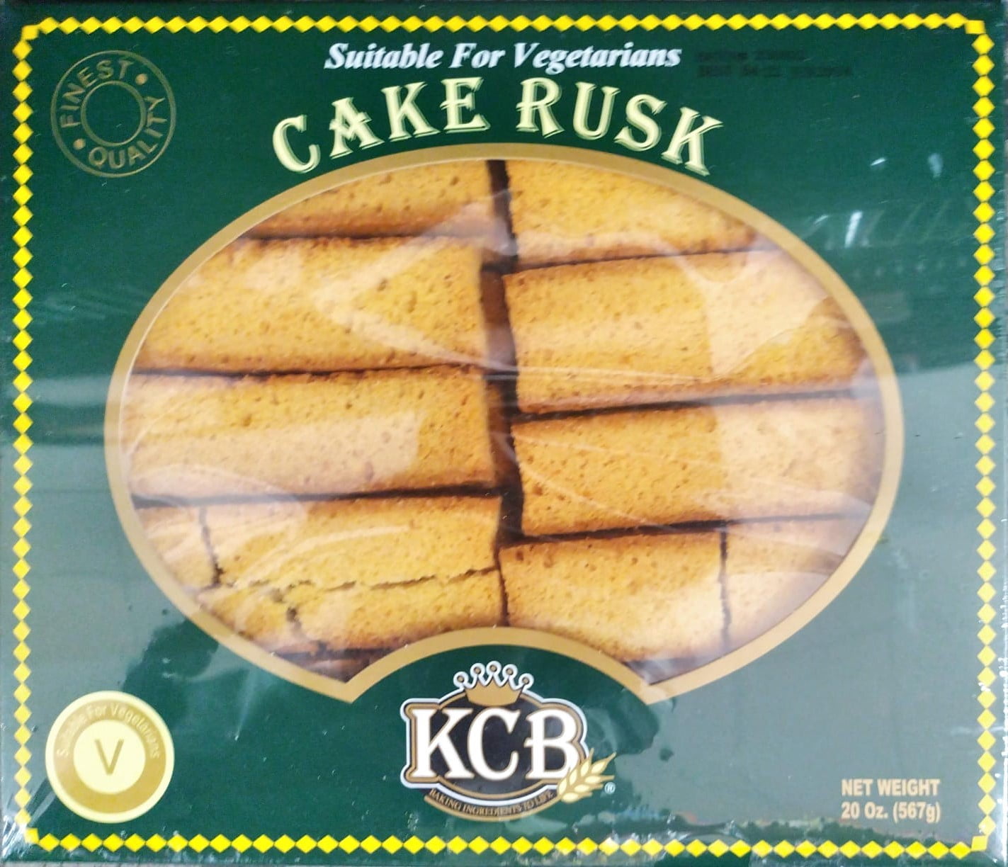 KCB Crown Brand Cake Rusk Eggless 567g - Walmart.com
