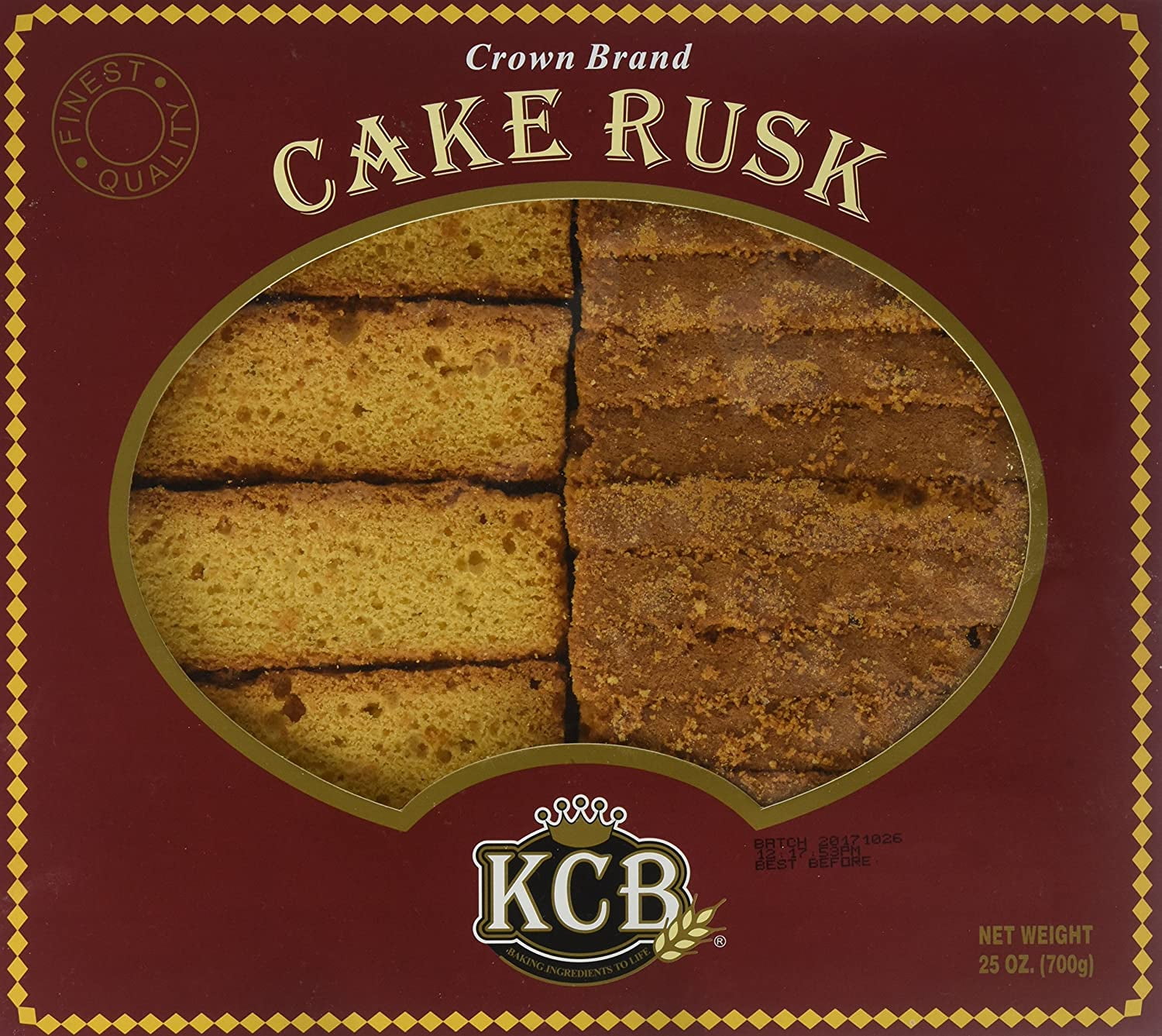 KCB - Crown Cake Rusk, 25 Ounce - Walmart.com