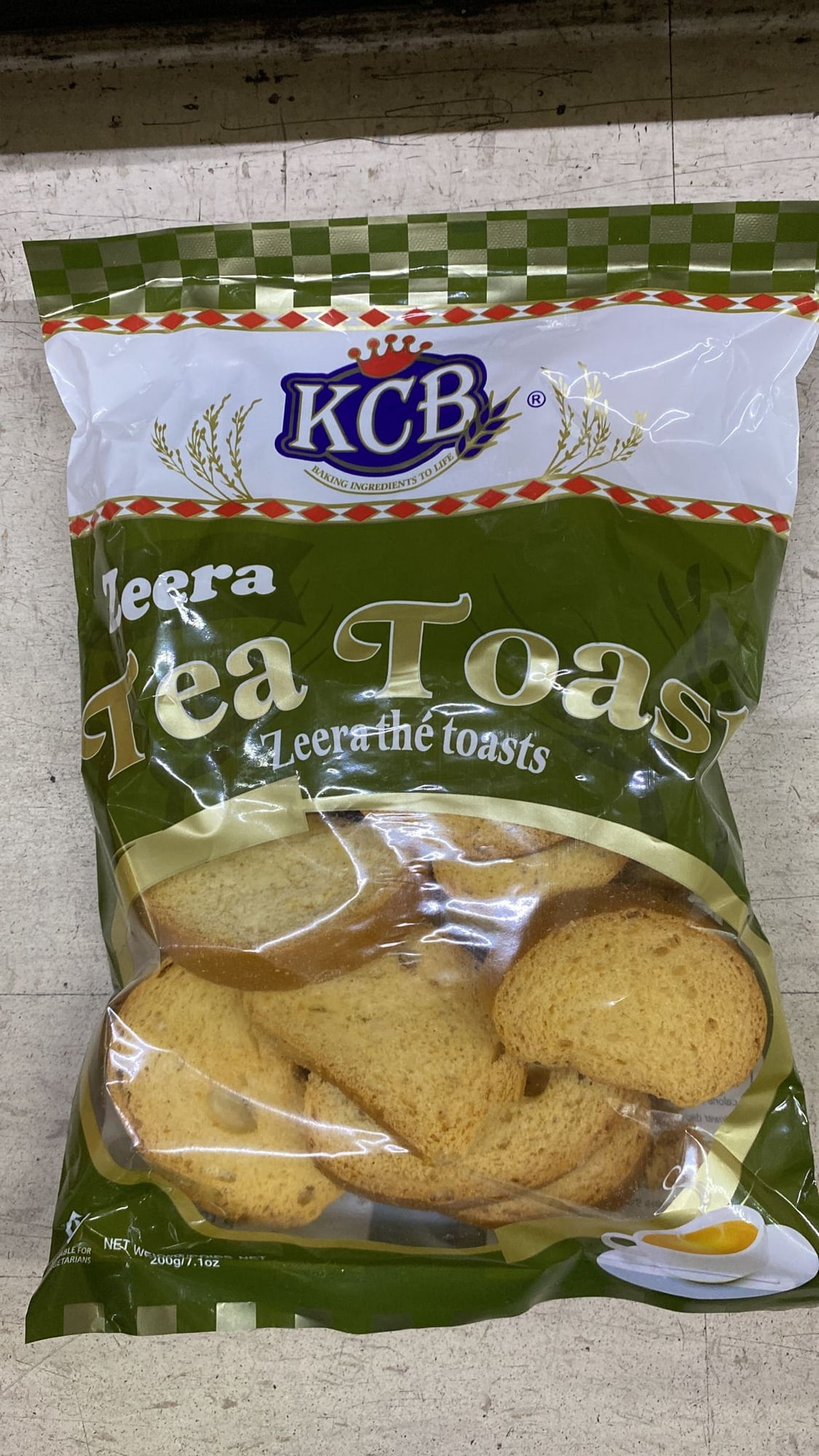 KCB Jeera Tea Toast (Pack of 2) - 200 Grams - Walmart.com