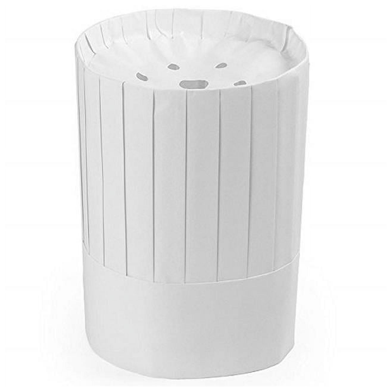 KCB9 R3J 9 in. Chef Hat Ready to Wear Pleated Design Paper, White ...