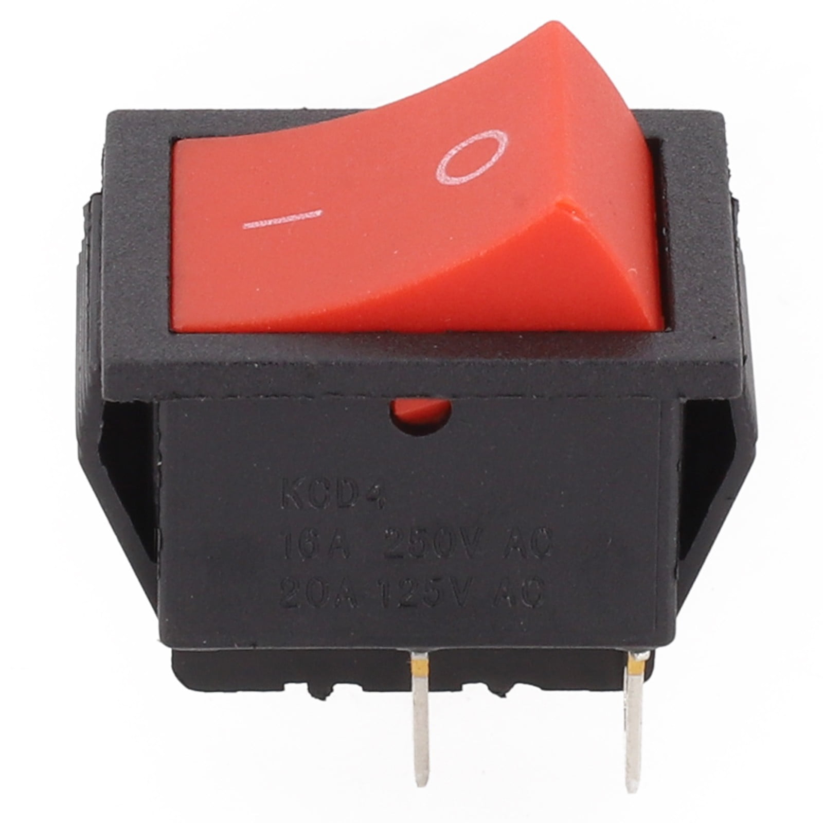KCD4 Boat Shaped Switch High-Power Power Button 4-Pin Red Light 31 ...