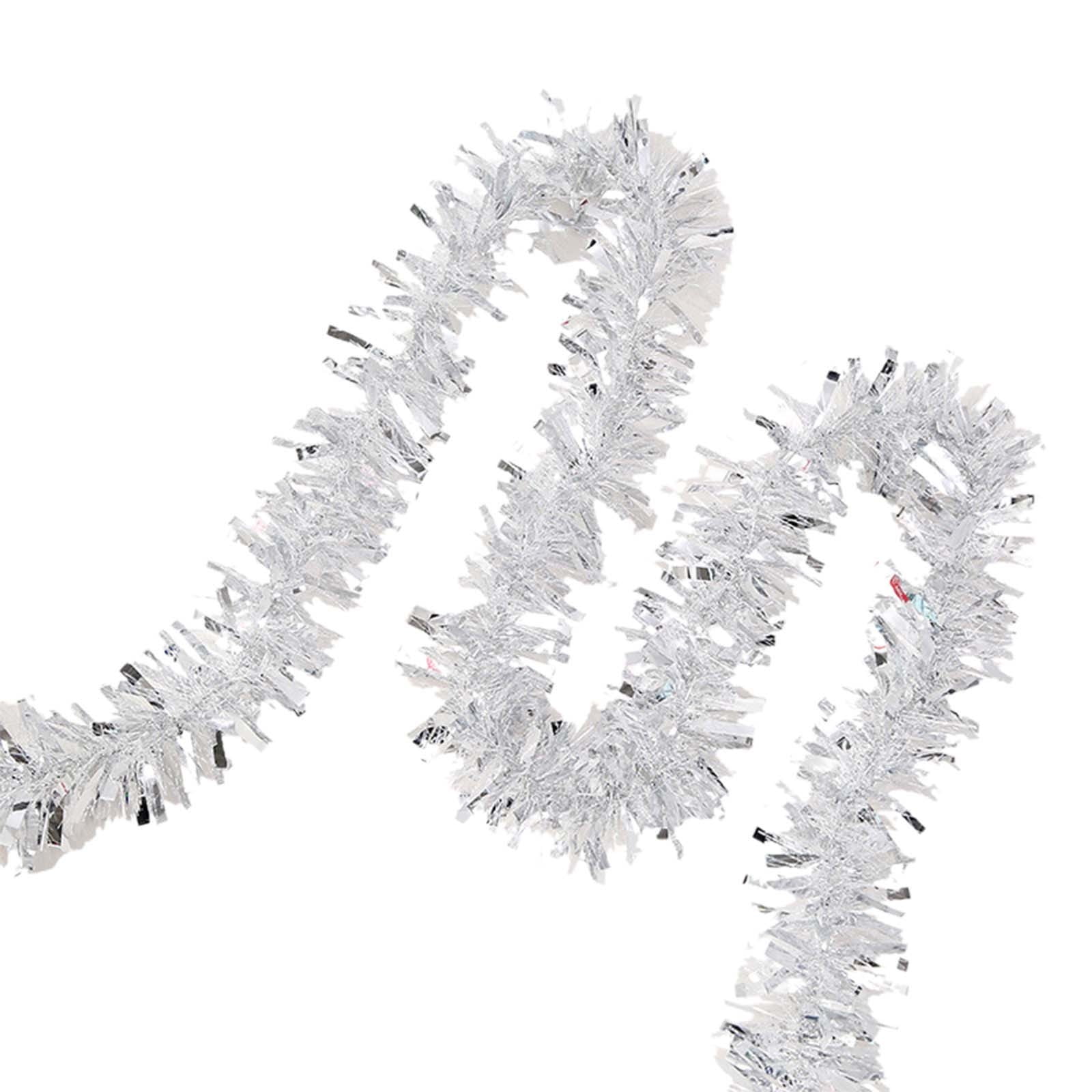KCEHTA Christmas Tinsel Garland 6.56 Ft Tinsel Christmas Garland ...
