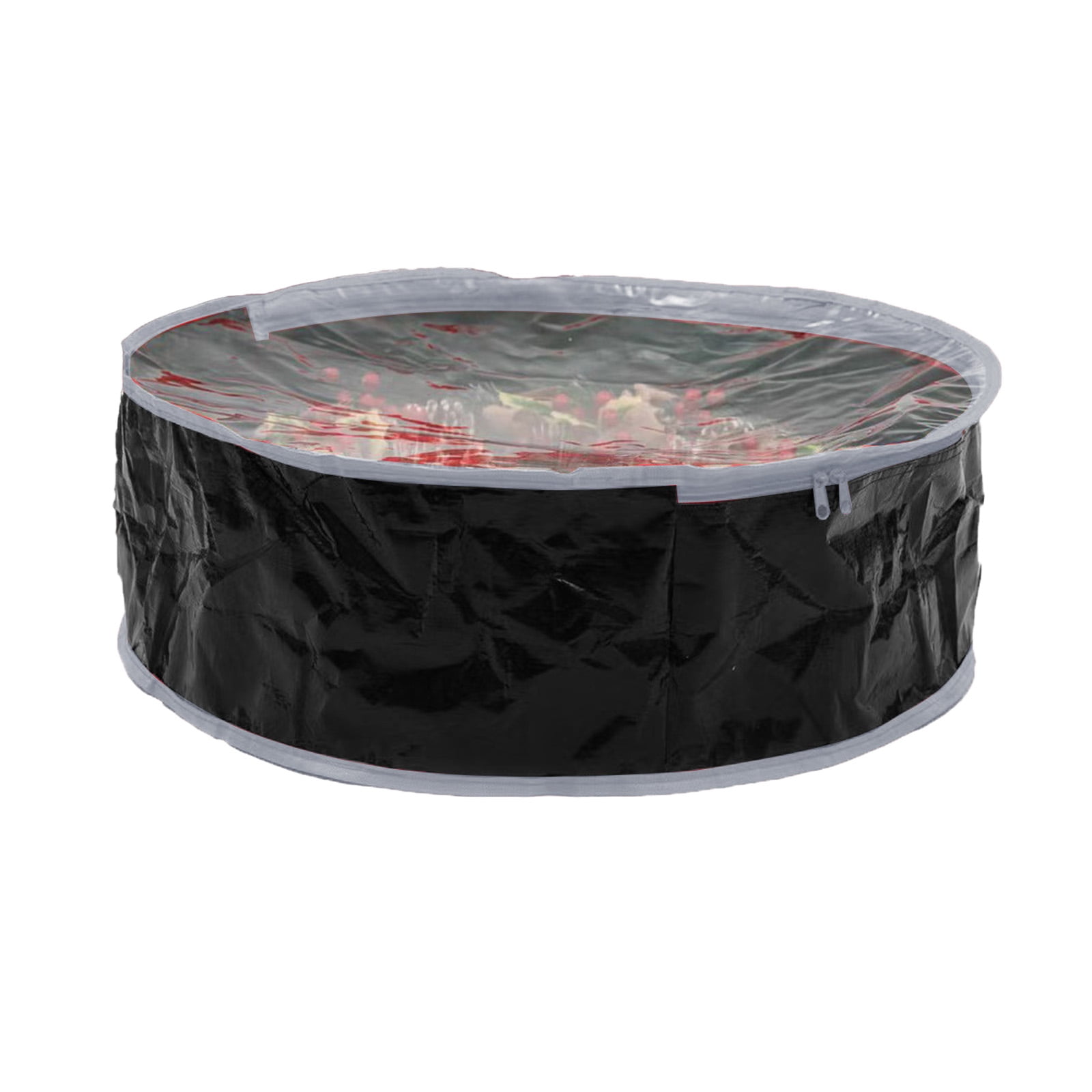 KCEHTA Christmas Wreath Storage Container 36 Inch Black Wreath Storage ...
