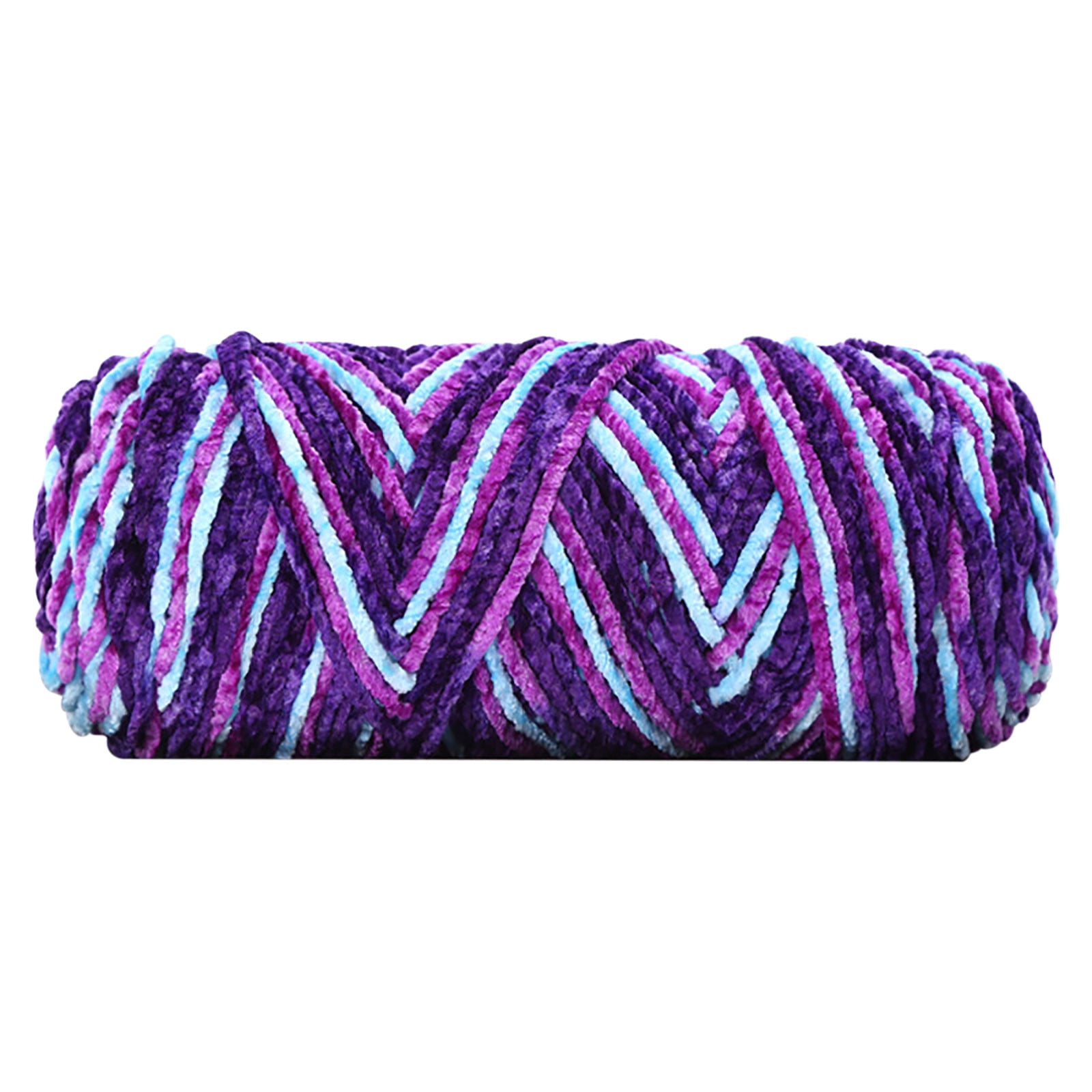 KCEHTA Crochet Yarn, Chenille Chunky Yarn, Cotton Wool Yarn, Multi ...