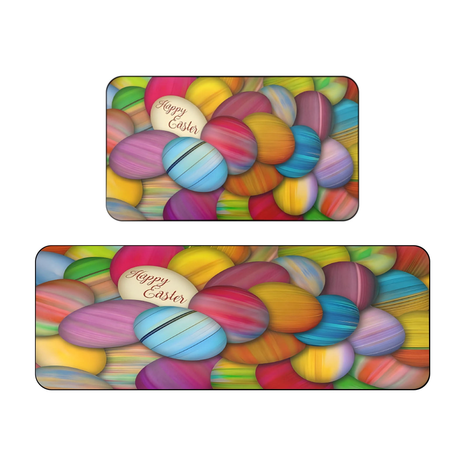 KCEHTA Easter Kitchen Decor, Happy Easter Kitchen Rugs and Mats Set of ...