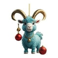 KCEHTA Goat Christmas Ornaments, Goat Ornaments for Christmas Tree ...