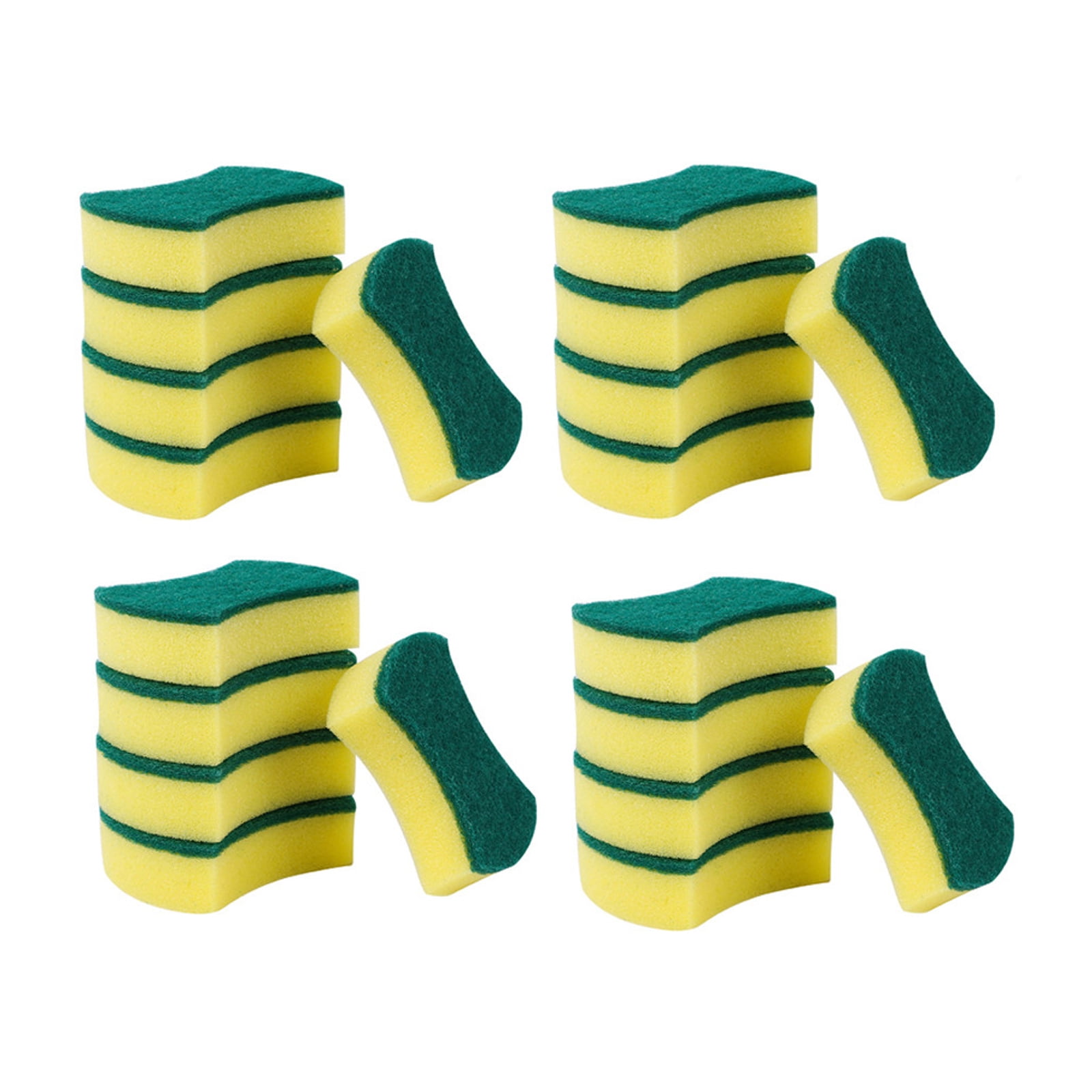 KCEHTA Kitchen Cleaning Sponges, Dishwashing Sponges, Non-Scratch Scrub ...