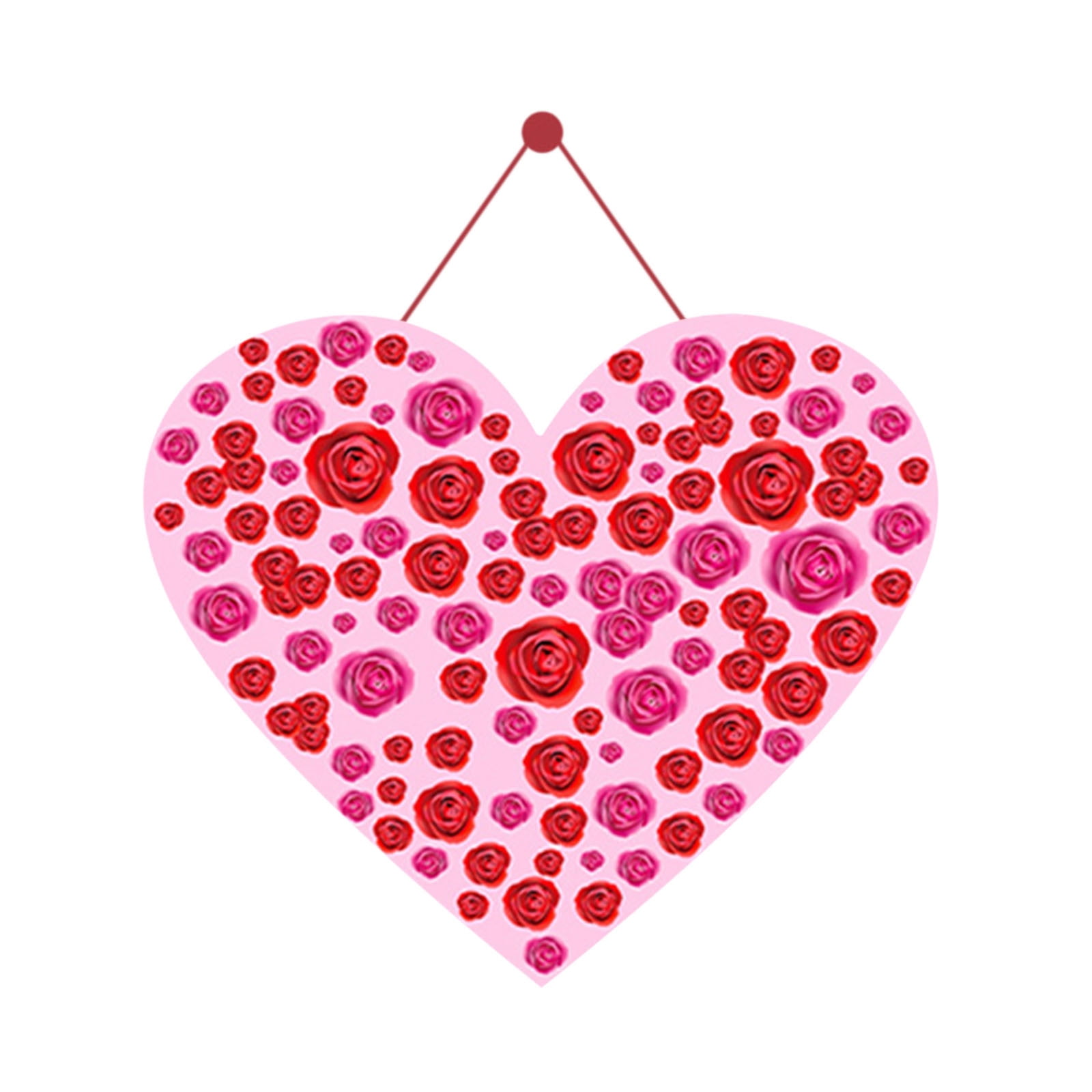 KCEHTA Valentines Day Heart Door Sign, Valentines Day Sign for Front ...