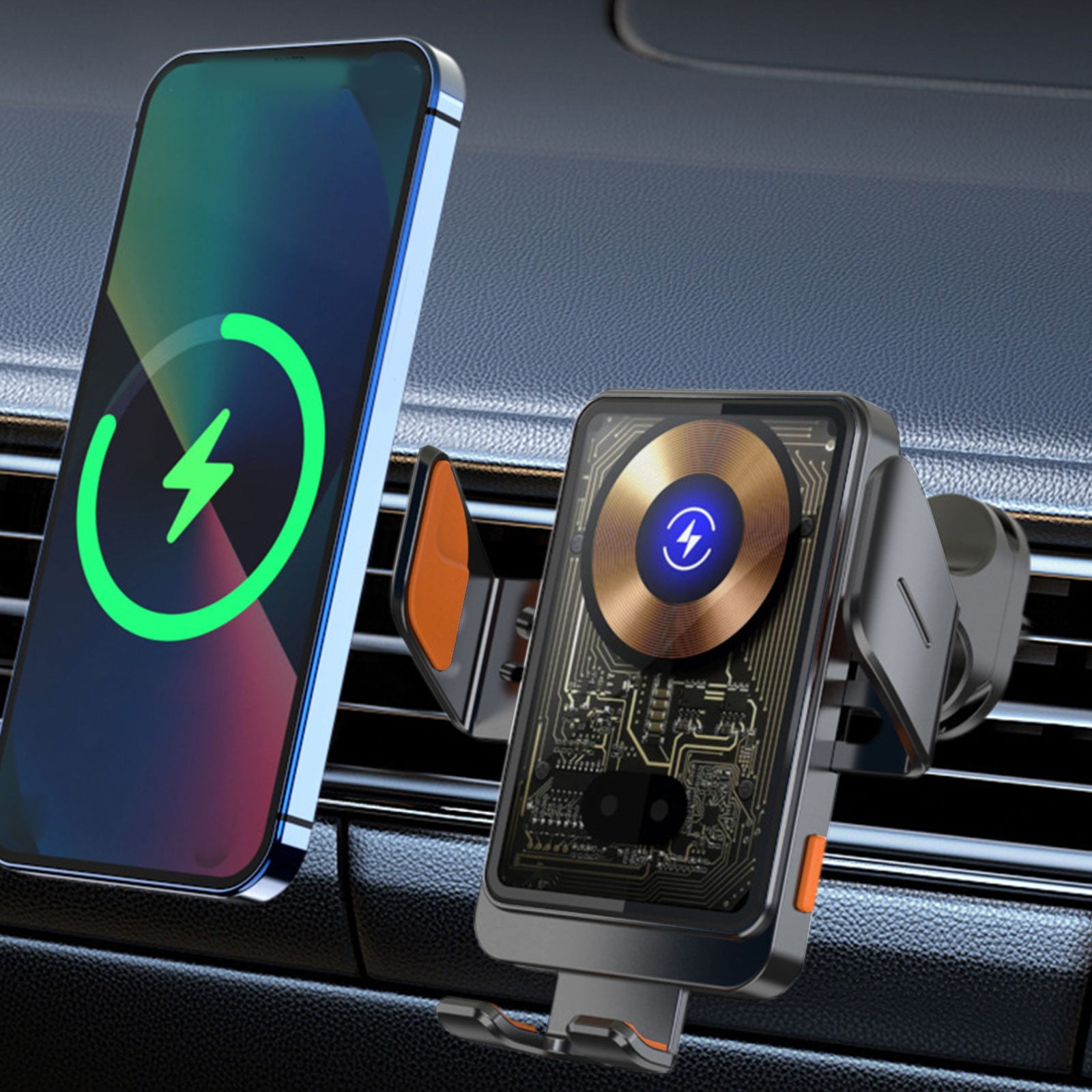 KCGYNP 15W Transparent Magnetic Wireless Car Charger On Sale,360Â ...