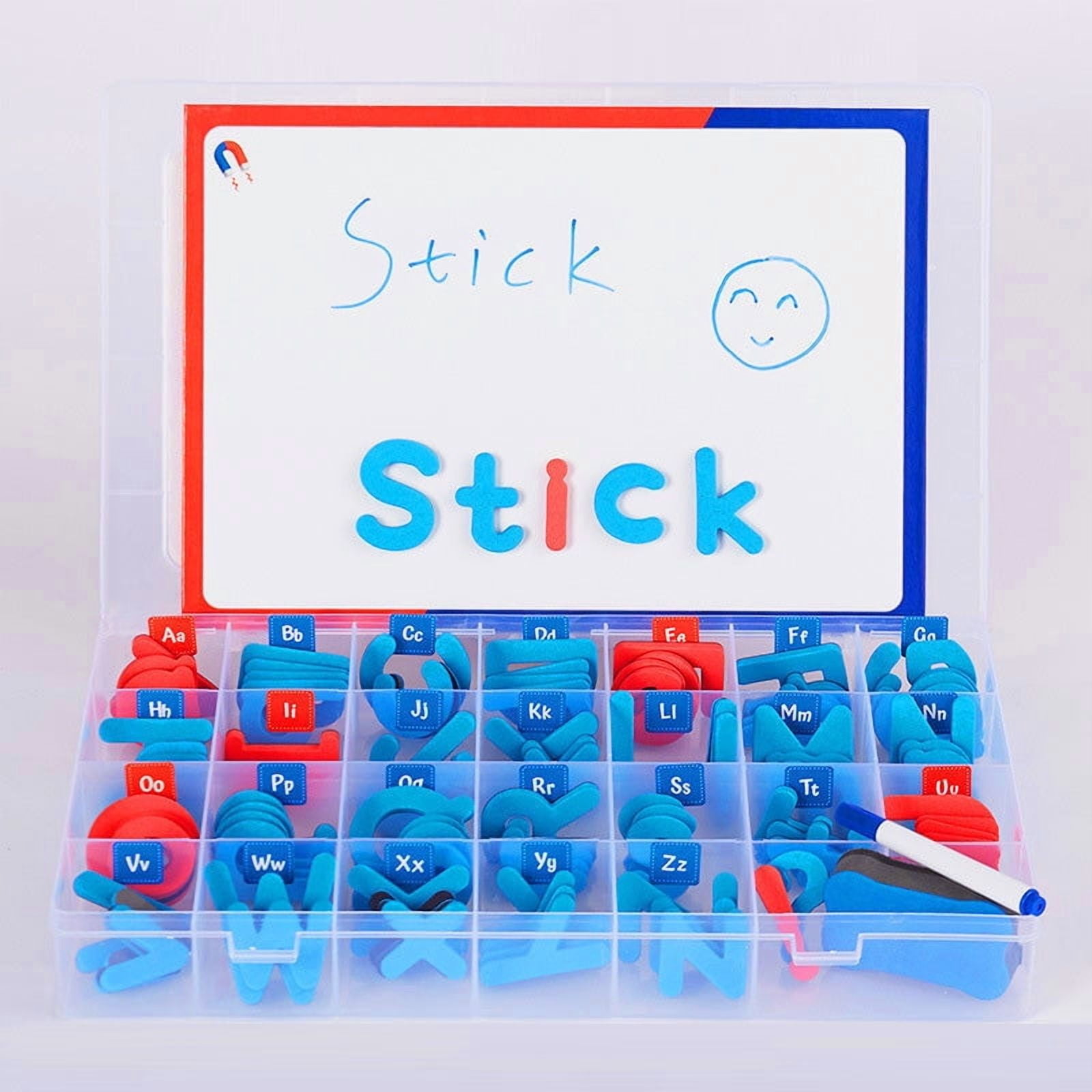 KCGYNP 26 English Letter Magnetic Stickers-Natural Phonics Teaching ...