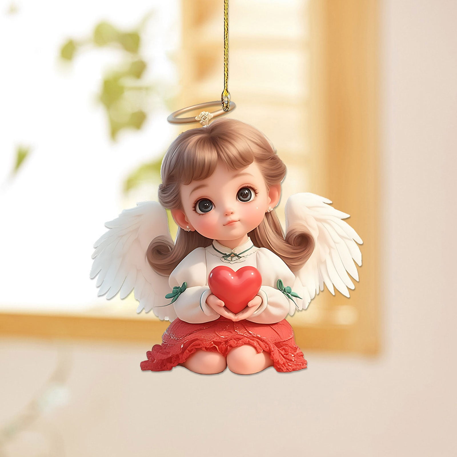 KCGYNP 2D Cherub Car Rearview Mirror Pendant Clearance,Beautiful Design ...