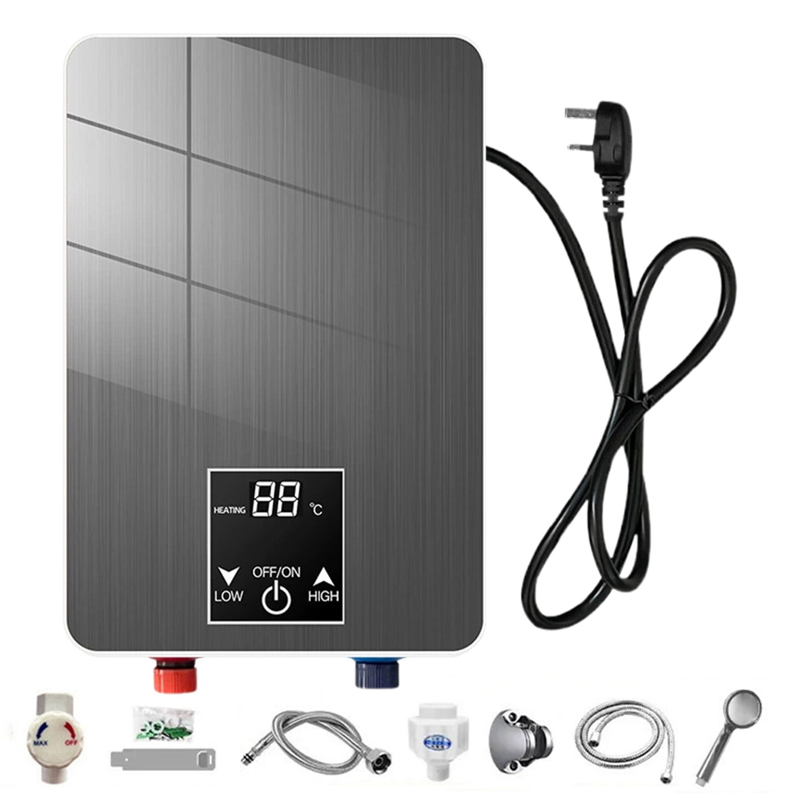 KCGYNP 3.5KW Instant Water Heater Clearance,Remote Control,Waterproof ...