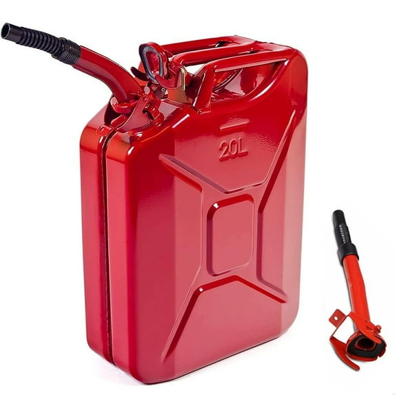 KCGYNP 5 Gallon Metal Container Clearance,Oil Storage Kettle,Steel,with ...
