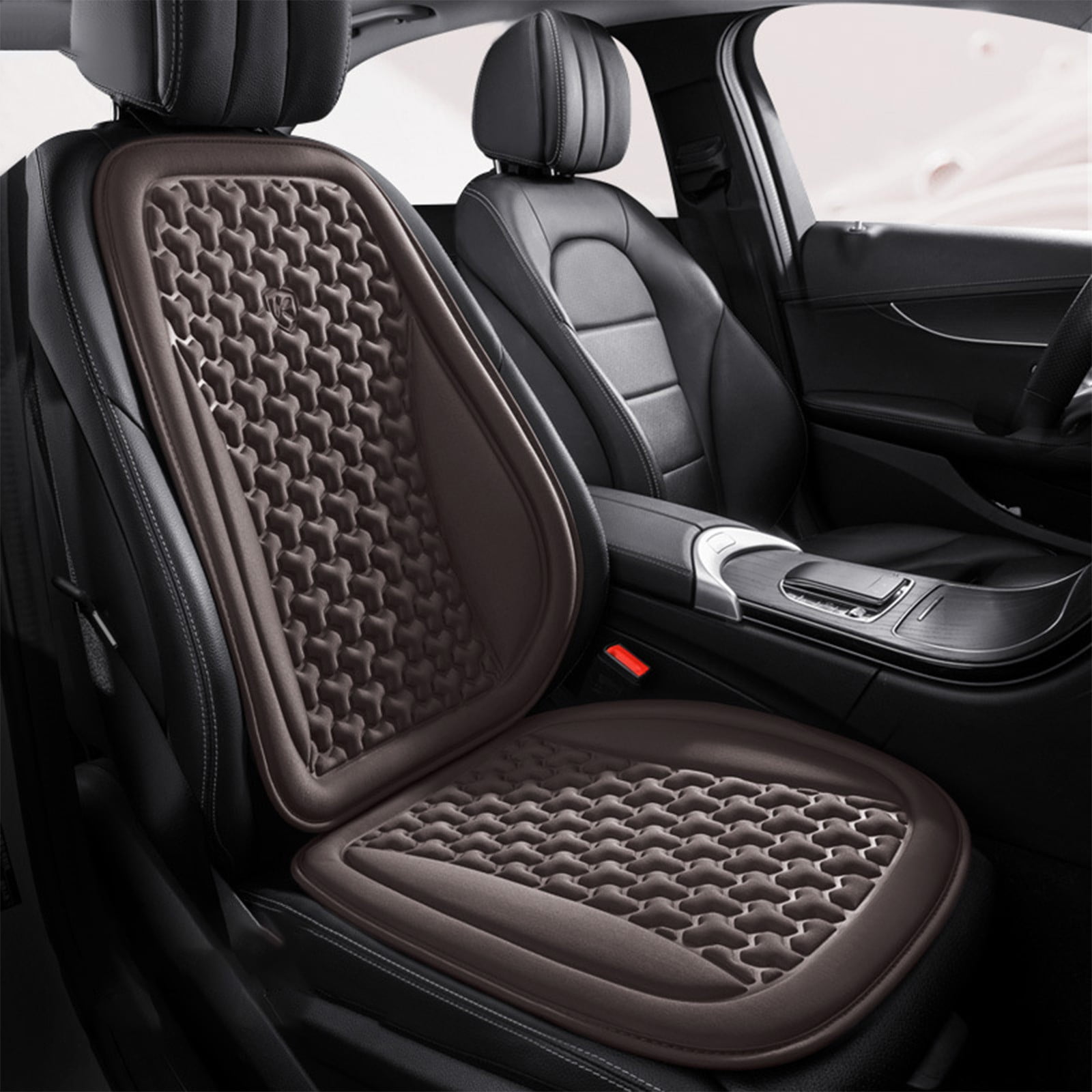 KCGYNP Car Seat Cushion Set,24.8x18.5x18.9in Cooling Pad Backrest ...