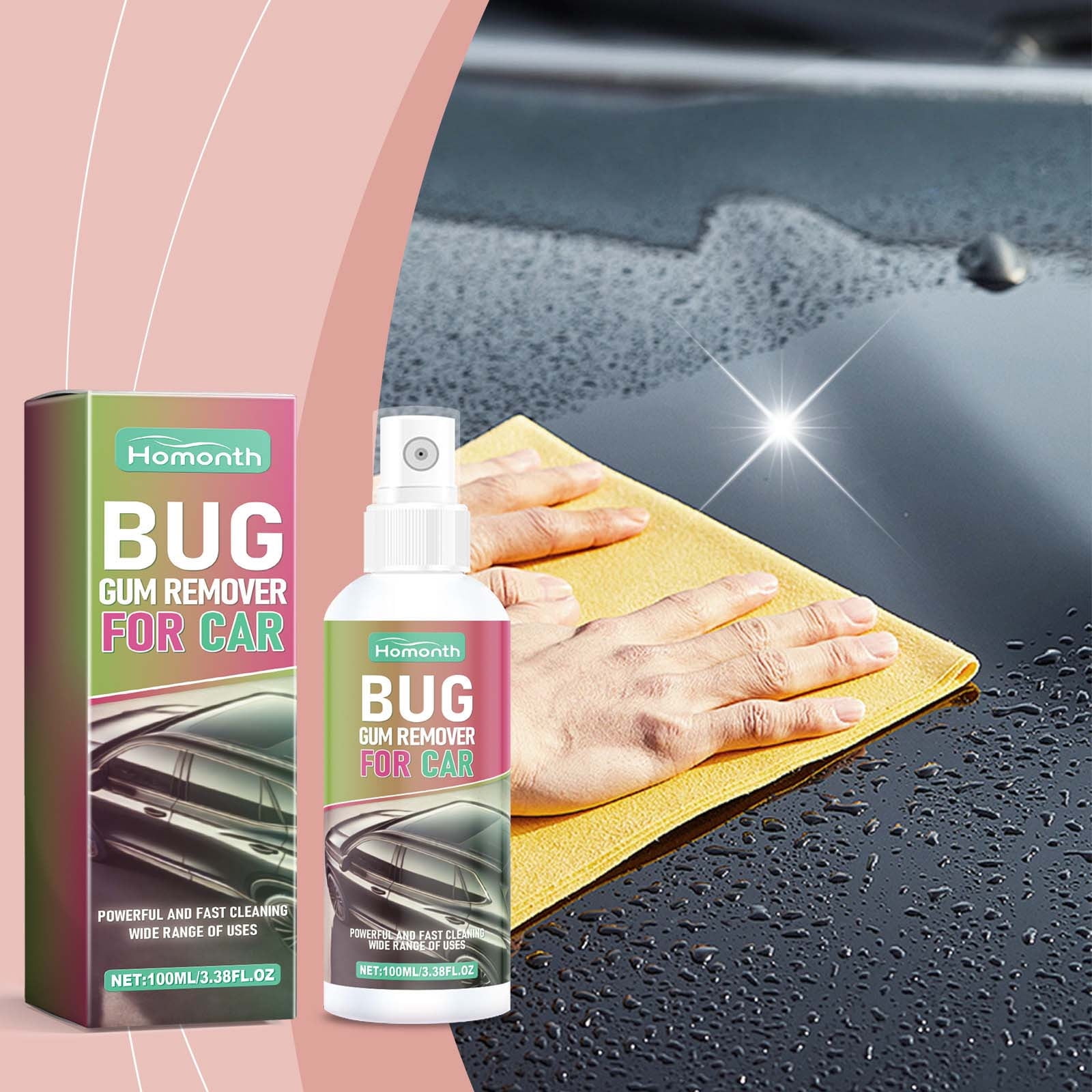 KCGYNP Car Shellac Cleaner Foam Spray 100ml Clearance,Bird Droppings ...