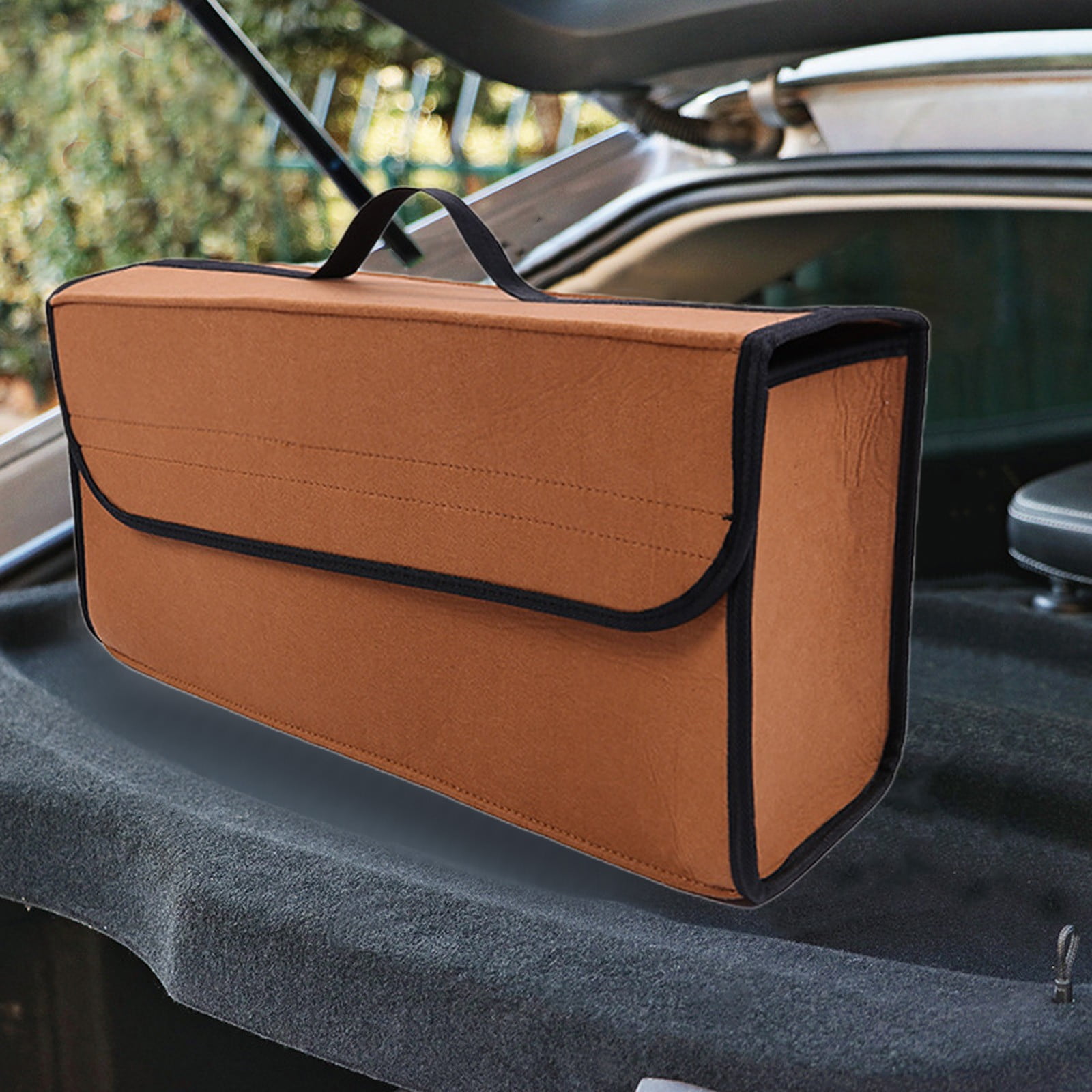 KCGYNP Car Storage Box Clearance,Trunk Organizer,Fleece Material,19 ...