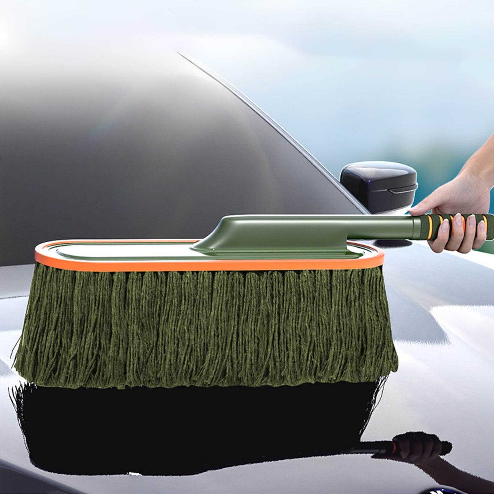 KCGYNP Car Wash Mop with Long Handle-Telescopic Car Wash Brush ...