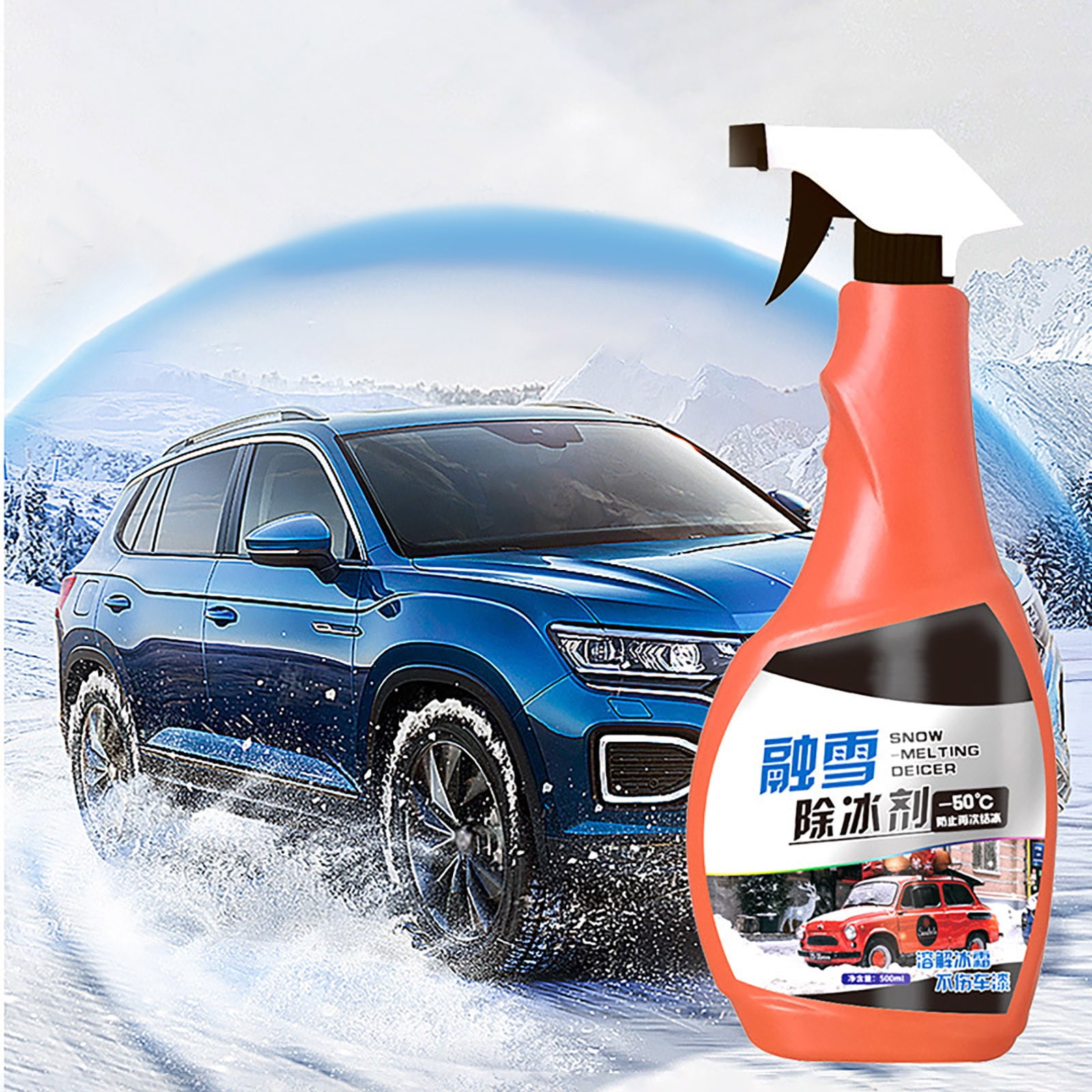 KCGYNP Car Windscreen Deicer Clearance,500ml Ice Melting Spray,Fast ...