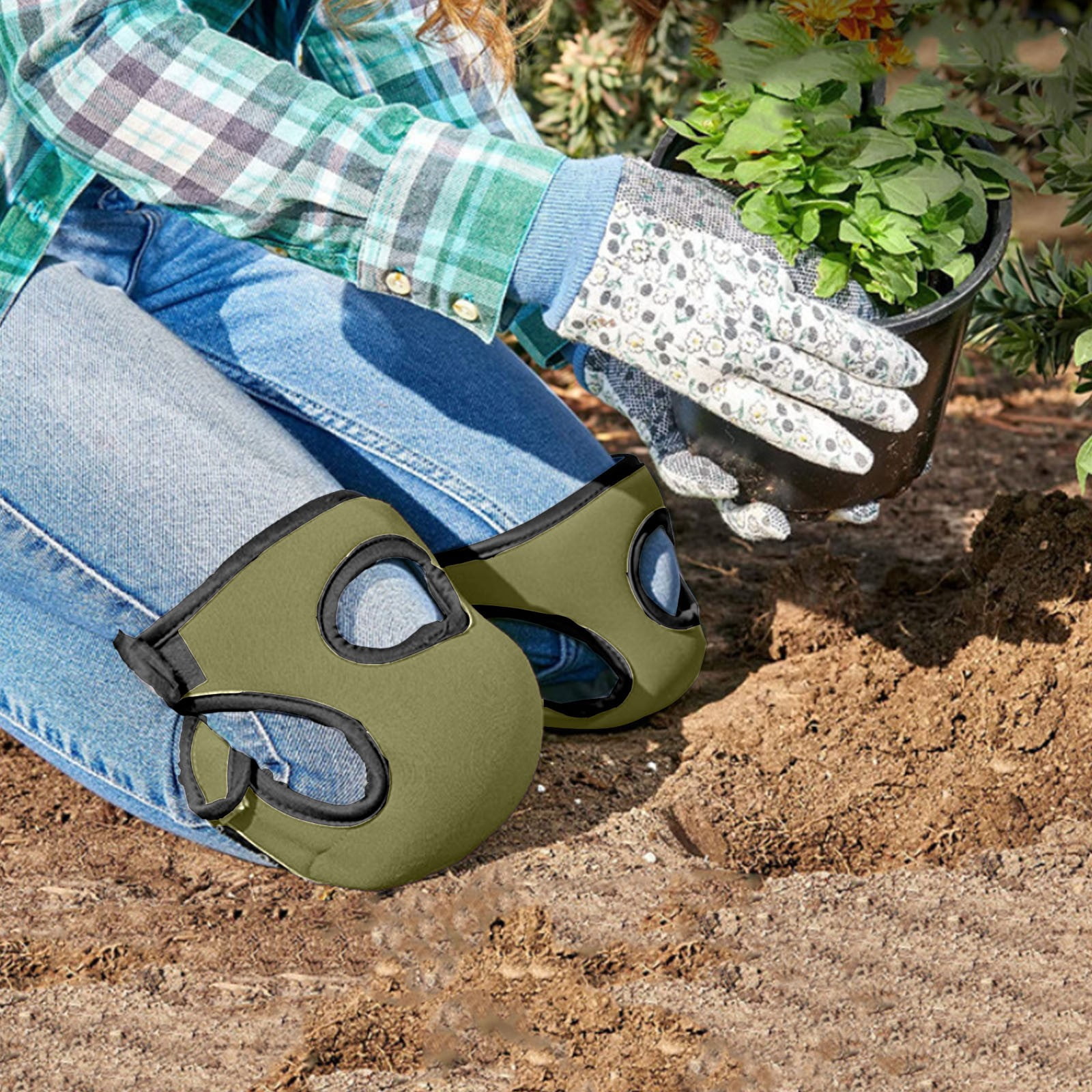 KCGYNP Garden Knee Protector Outdoor Weeding Knee Pad Clearance,Ergonomic Design Good Material ...