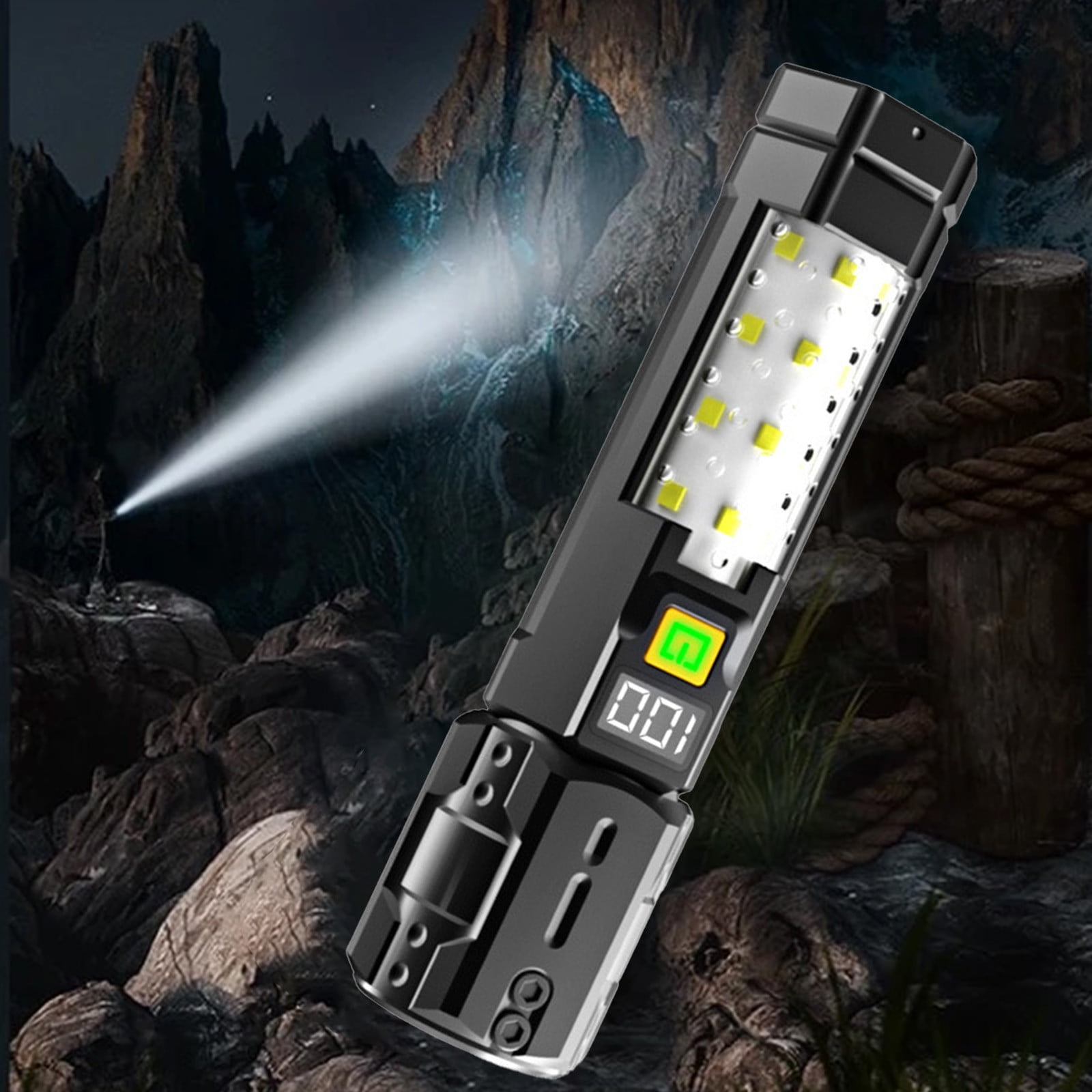 KCGYNP LED Camping Light with Battery Display (5.75x1.26in),USB Fast ...