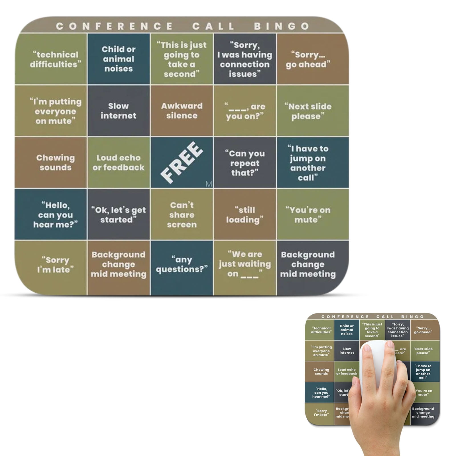 KCGYNP Large Leather Mouse Pad for Office-9.4x7.9inch Custom Leather ...