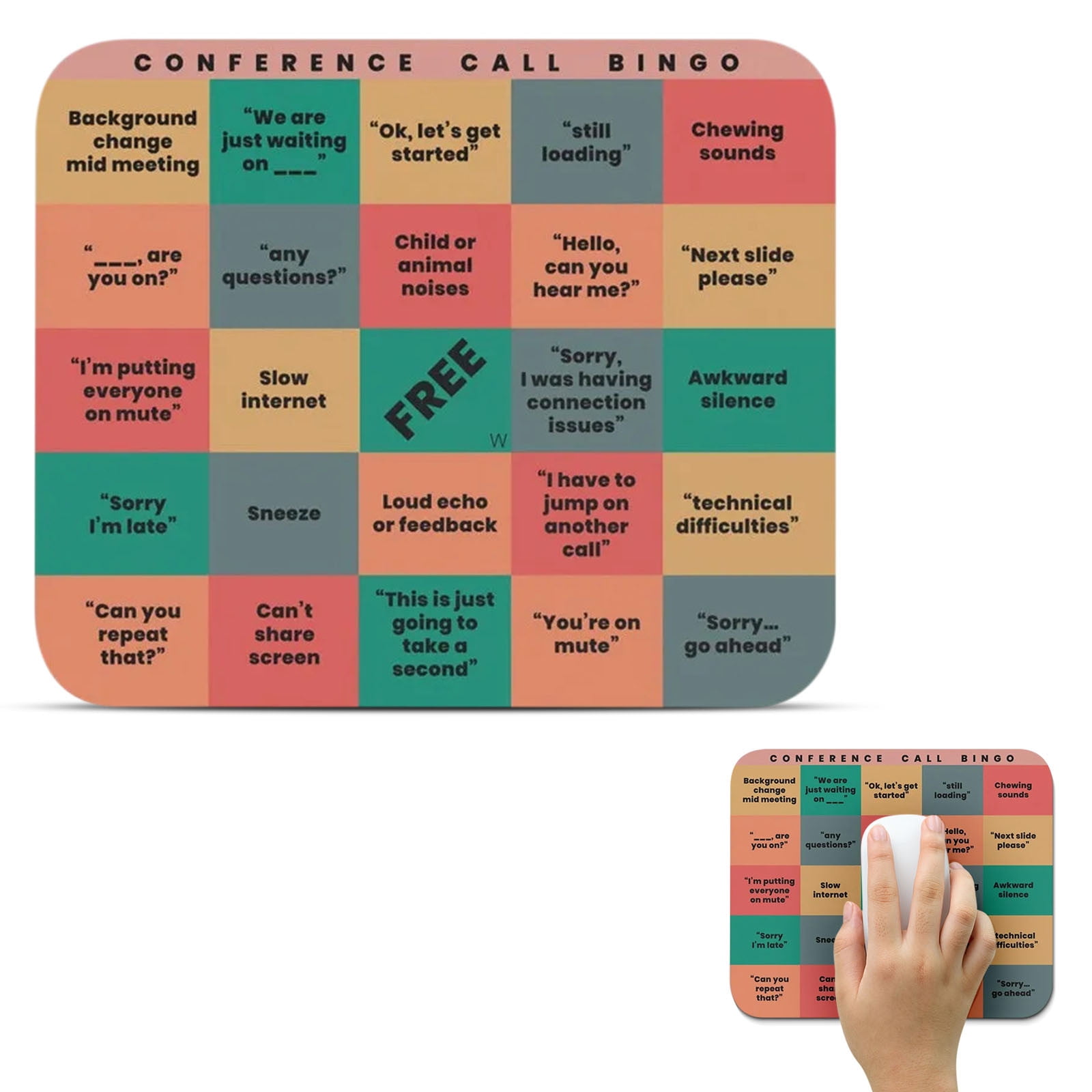 KCGYNP Large Leather Mouse Pad for Office-9.4x7.9inch Custom Leather ...