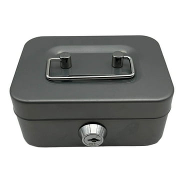 SkyAuks Piggy Bank, Cash Box with Money Tray and Key Lock to Secure ...