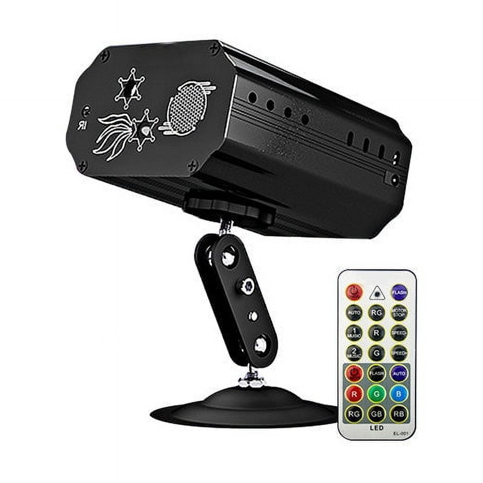 KCGYNP Mini RGB LED Stage Light with Remote Control for KTV Bar Private ...