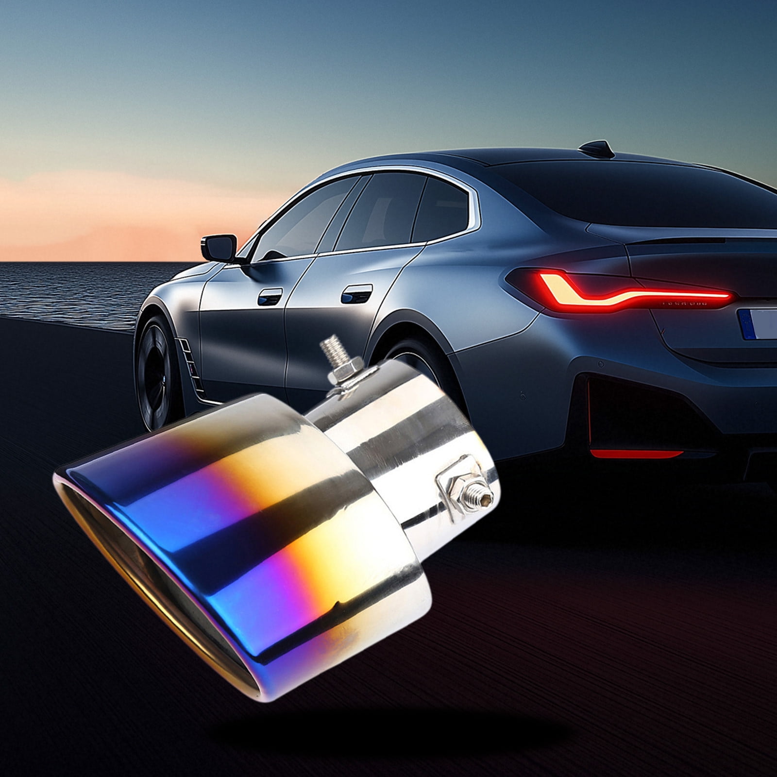 KCGYNP Stainless Steel Exhaust Pipe Cover 5.12x4.13 Inch Clearance ...