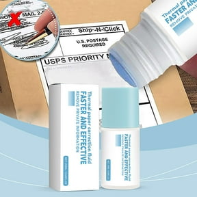 LHWEN 2-in-1 Thermal Paper Correction Liquid and Privacy Tool Quick ...