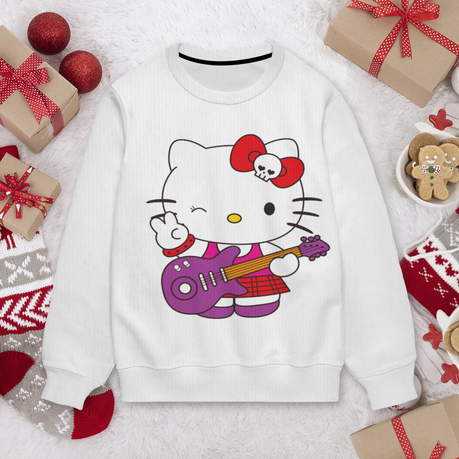 KCKTHDN Cute Hello Kitty Sweatshirts For Women Fall Womens Clothes ...