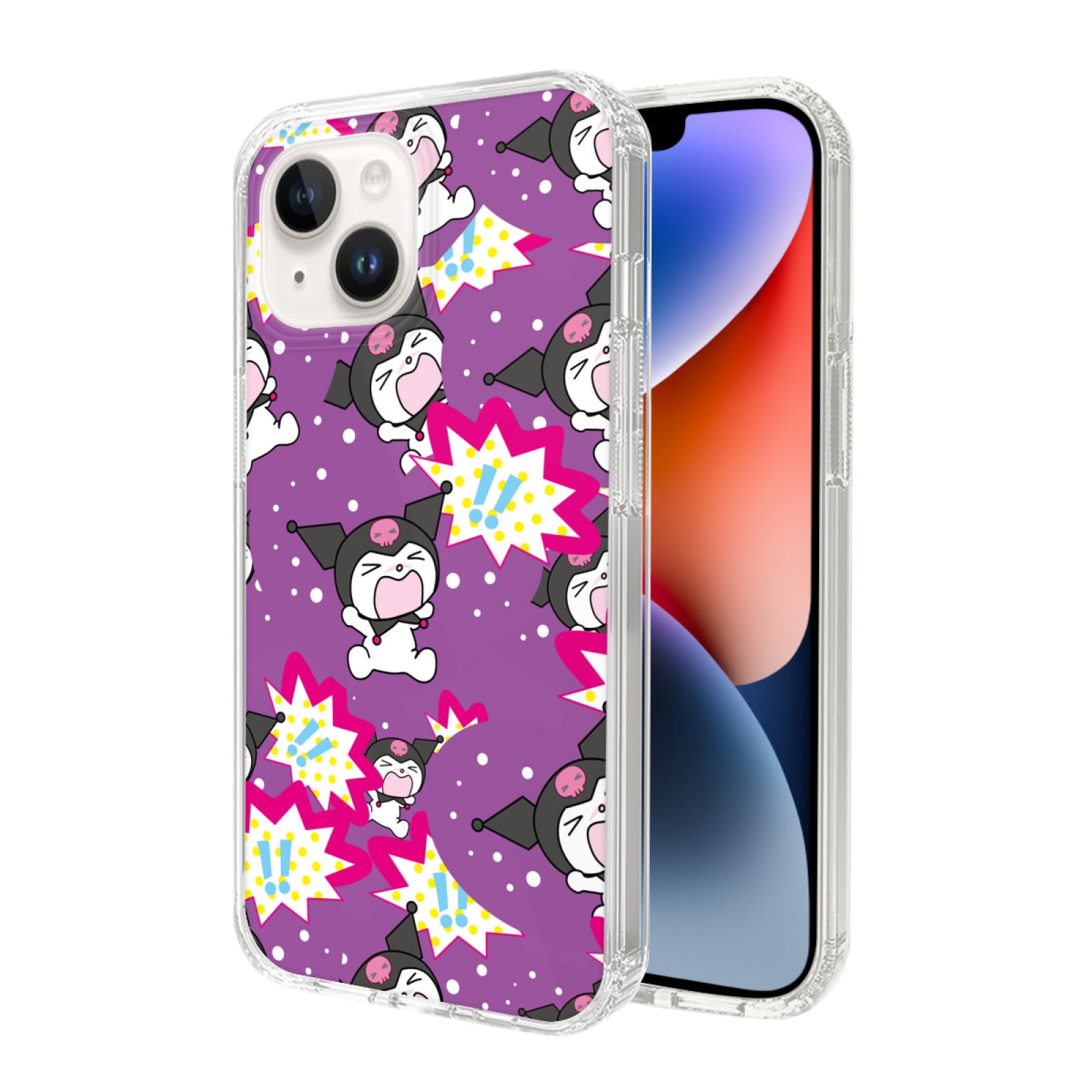KCKTHDN Cute Kuromi Phone Case for iPhone 12,Clear Phone Case for ...