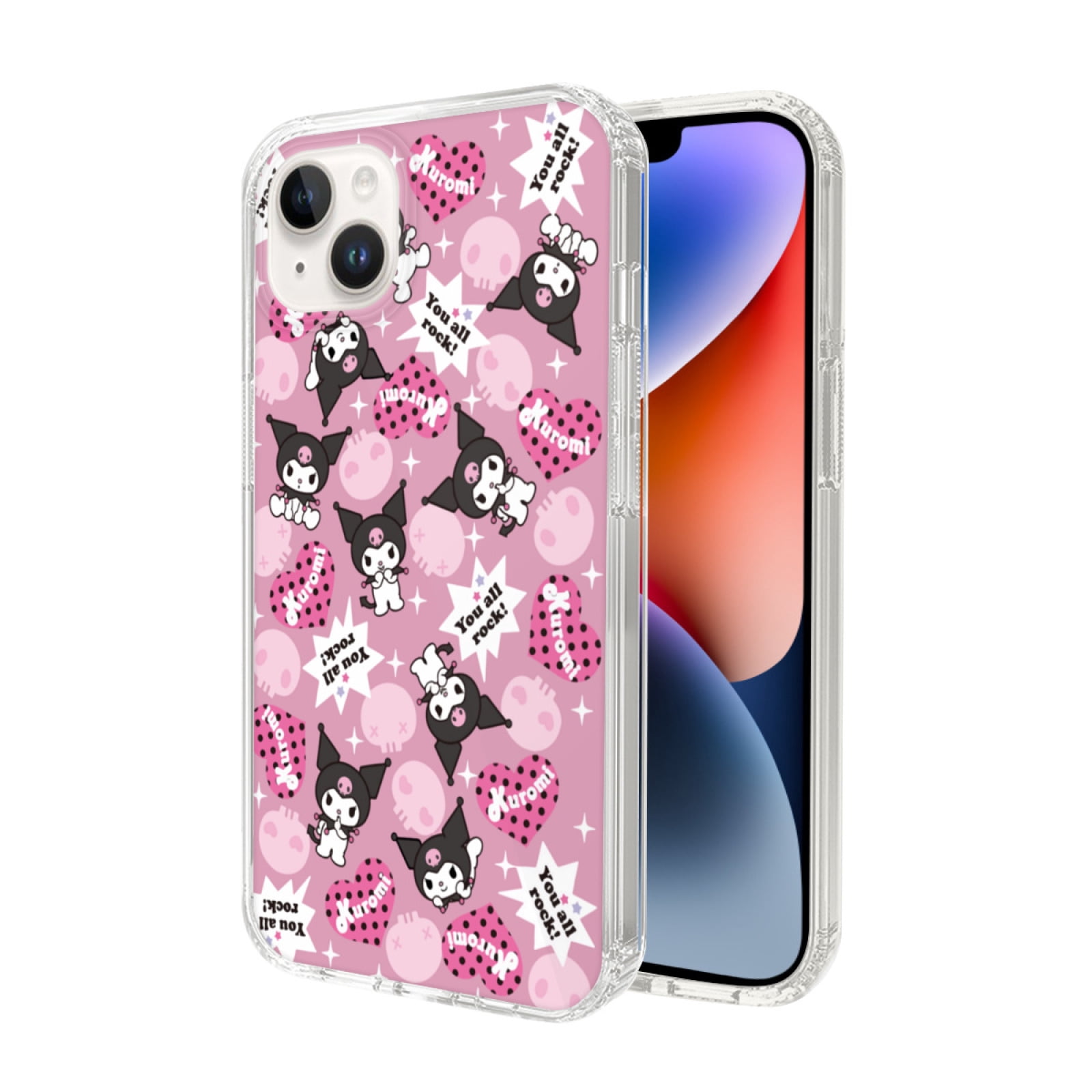 KCKTHDN Cute Kuromi Phone Case for iPhone 12 Plus,Clear Phone Case for ...
