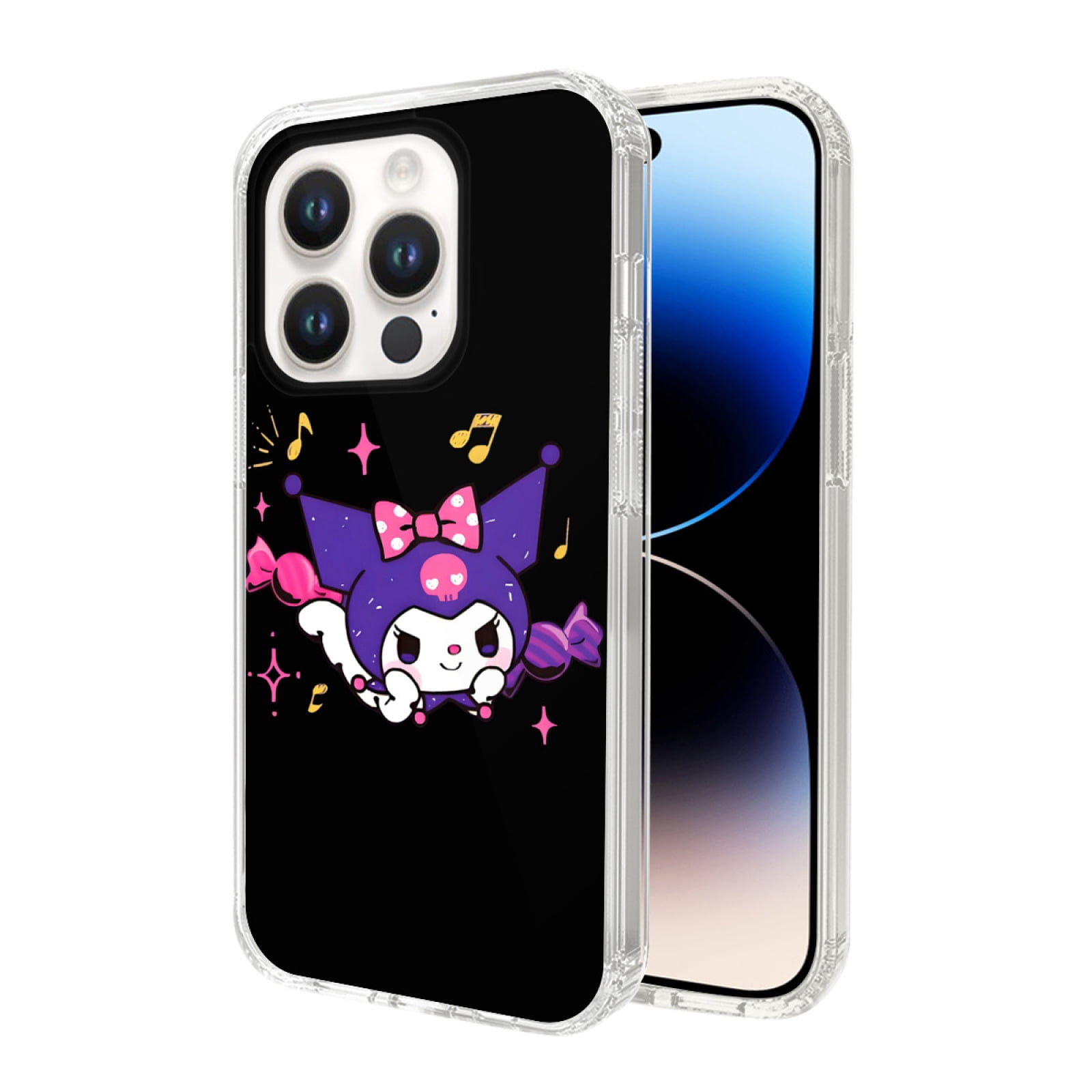 KCKTHDN Cute Kuromi Phone Case for iPhone 13 Pro,Clear Phone Case for ...