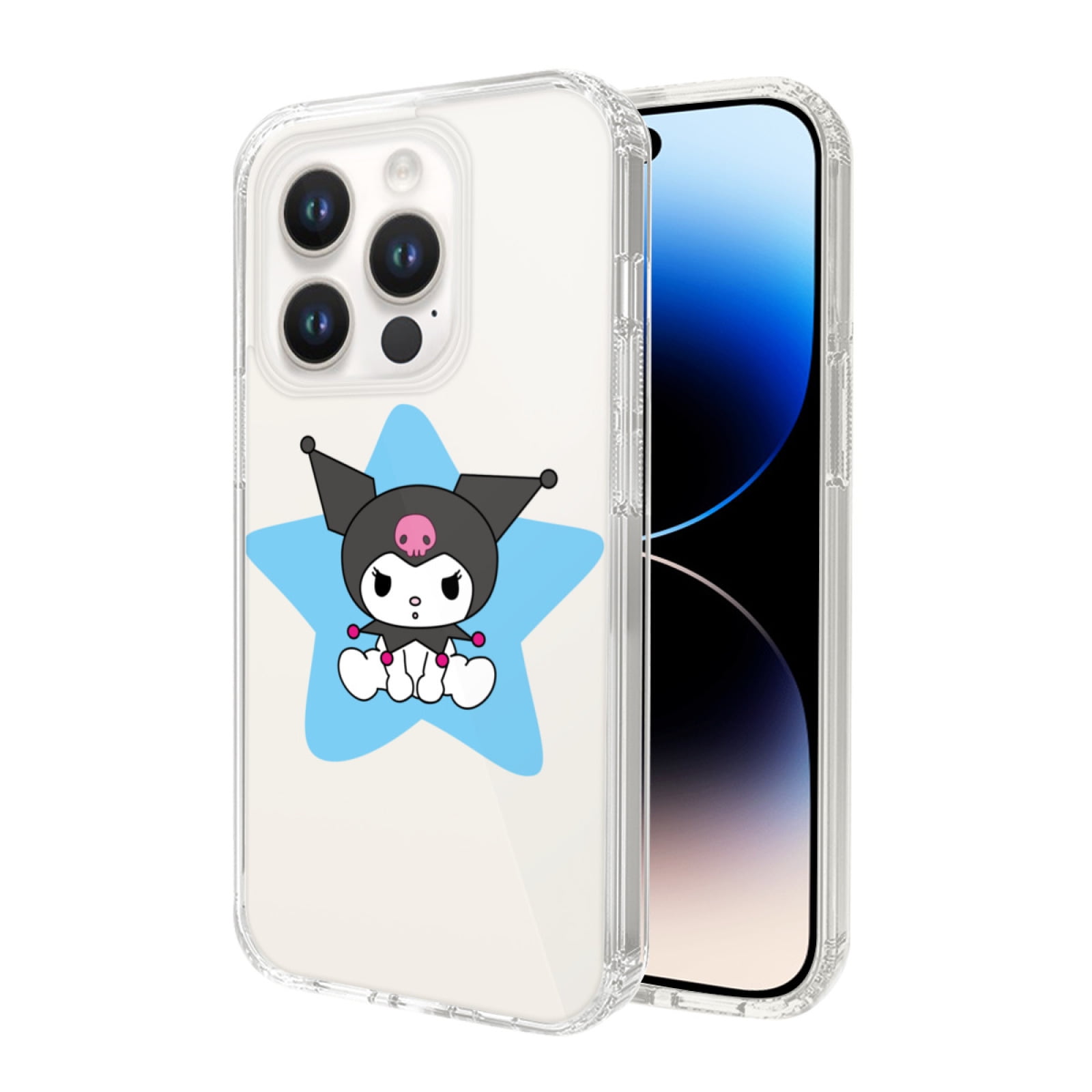 KCKTHDN Cute Kuromi Phone Case for iPhone 13 Pro,Clear Phone Case for ...