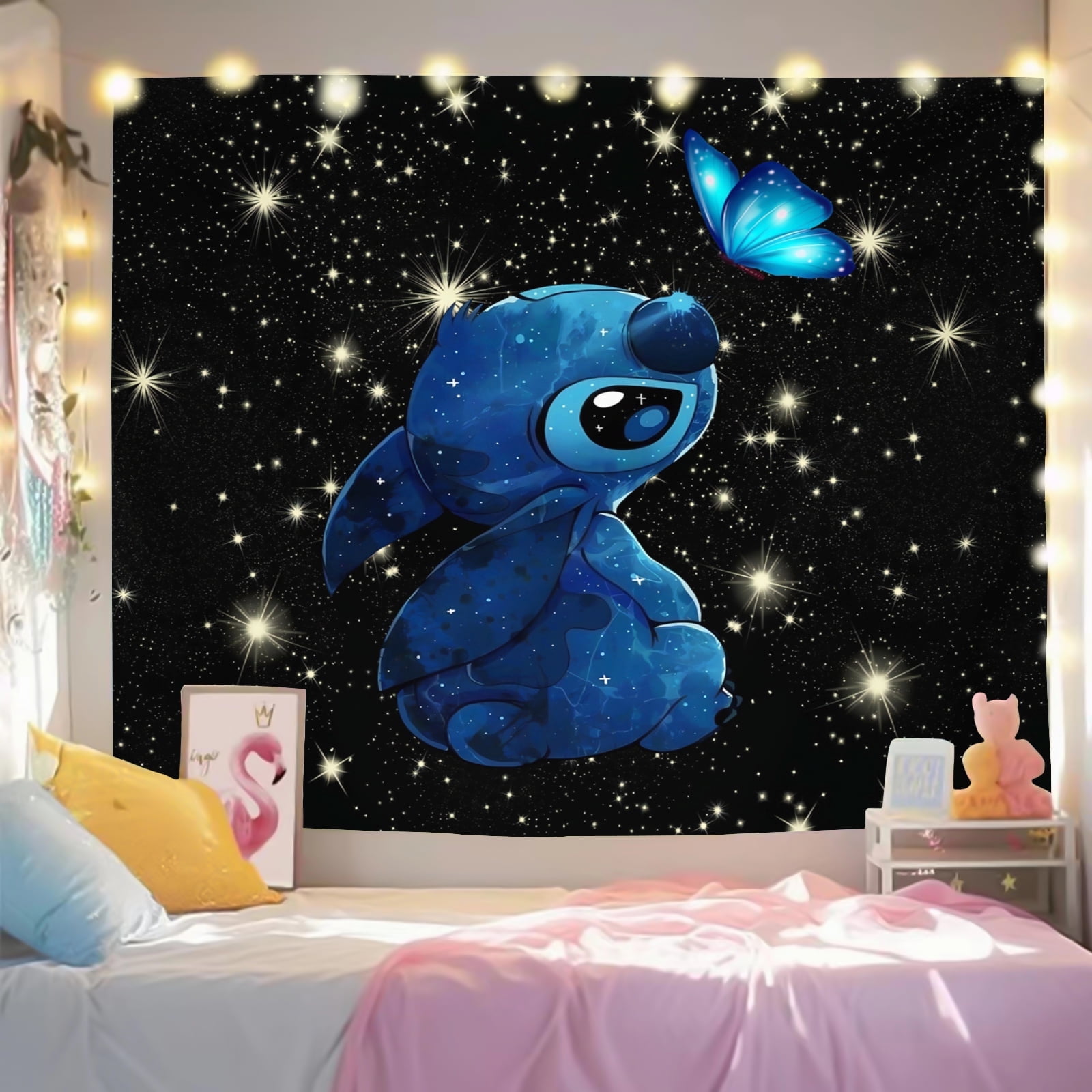 KCKTHDN Stitch Tapestry Aesthetics Flag Wall Hanging Window Design for ...
