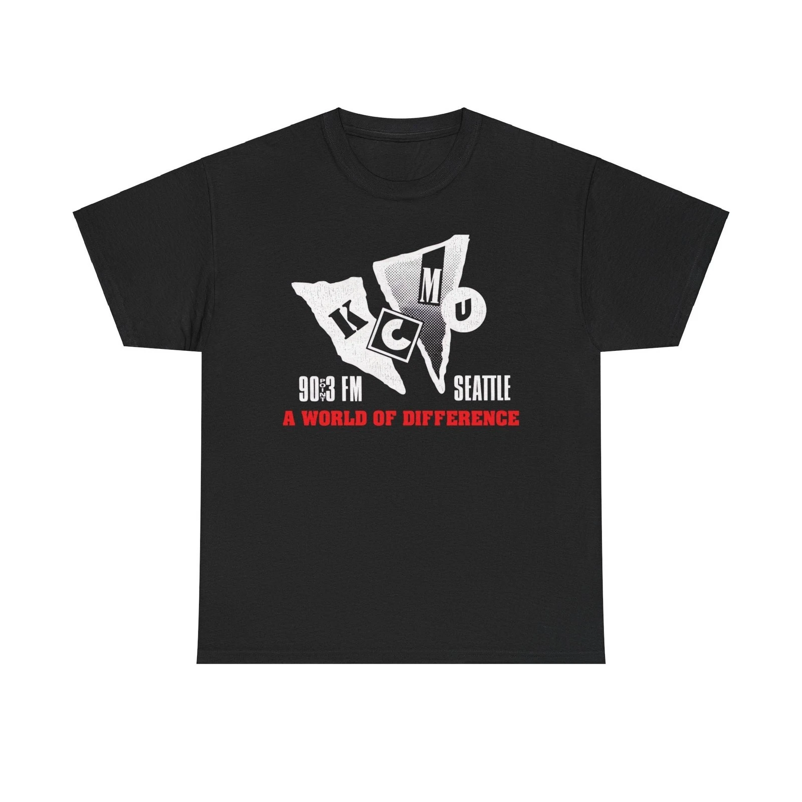 KCMU FM Seattle 90.3 Vintage Public Radio Nostalgia Unisex T-Shirt, up ...
