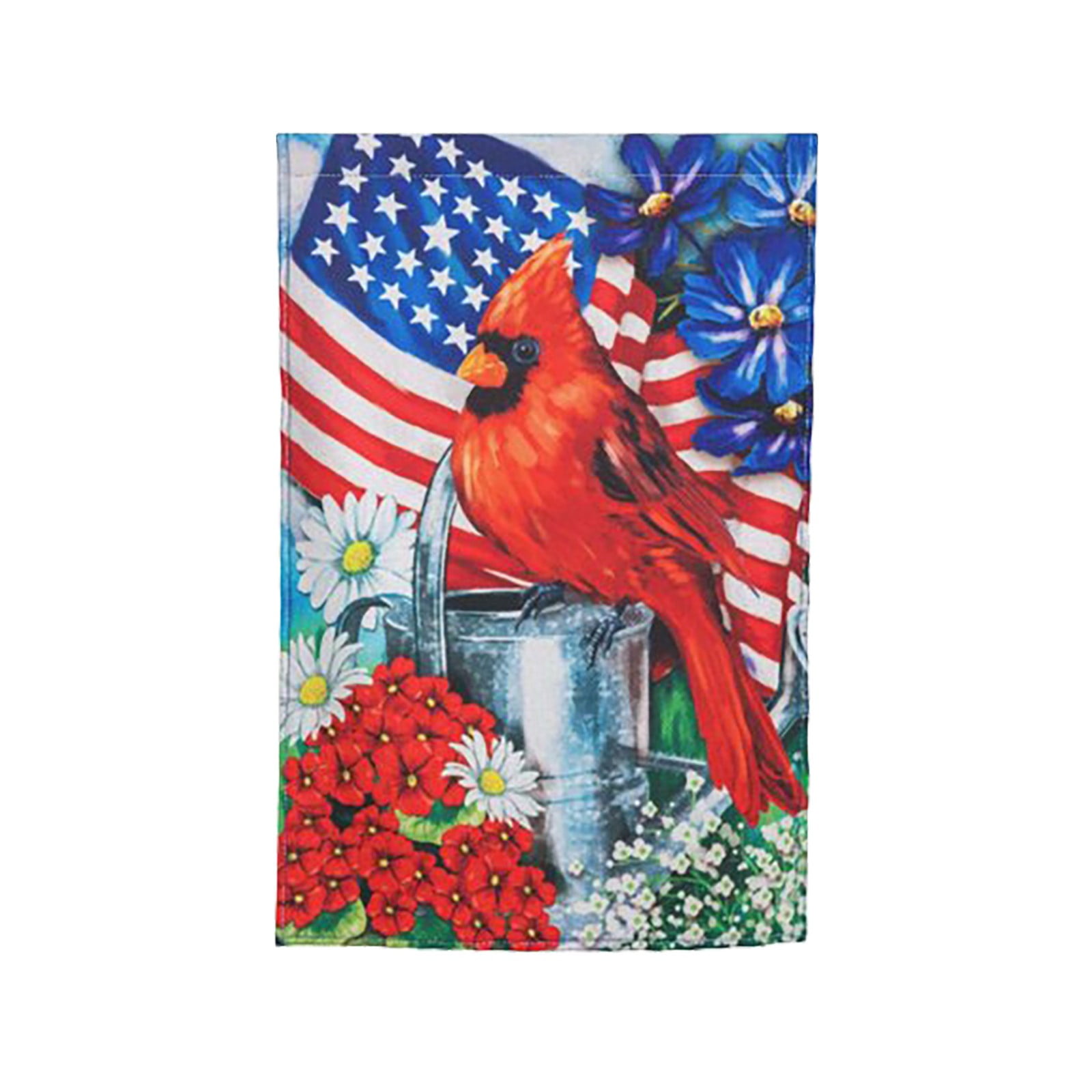 KCRQLQW 4th Of July Garden Flag Double 12 X18 Inch Memorial Day ...