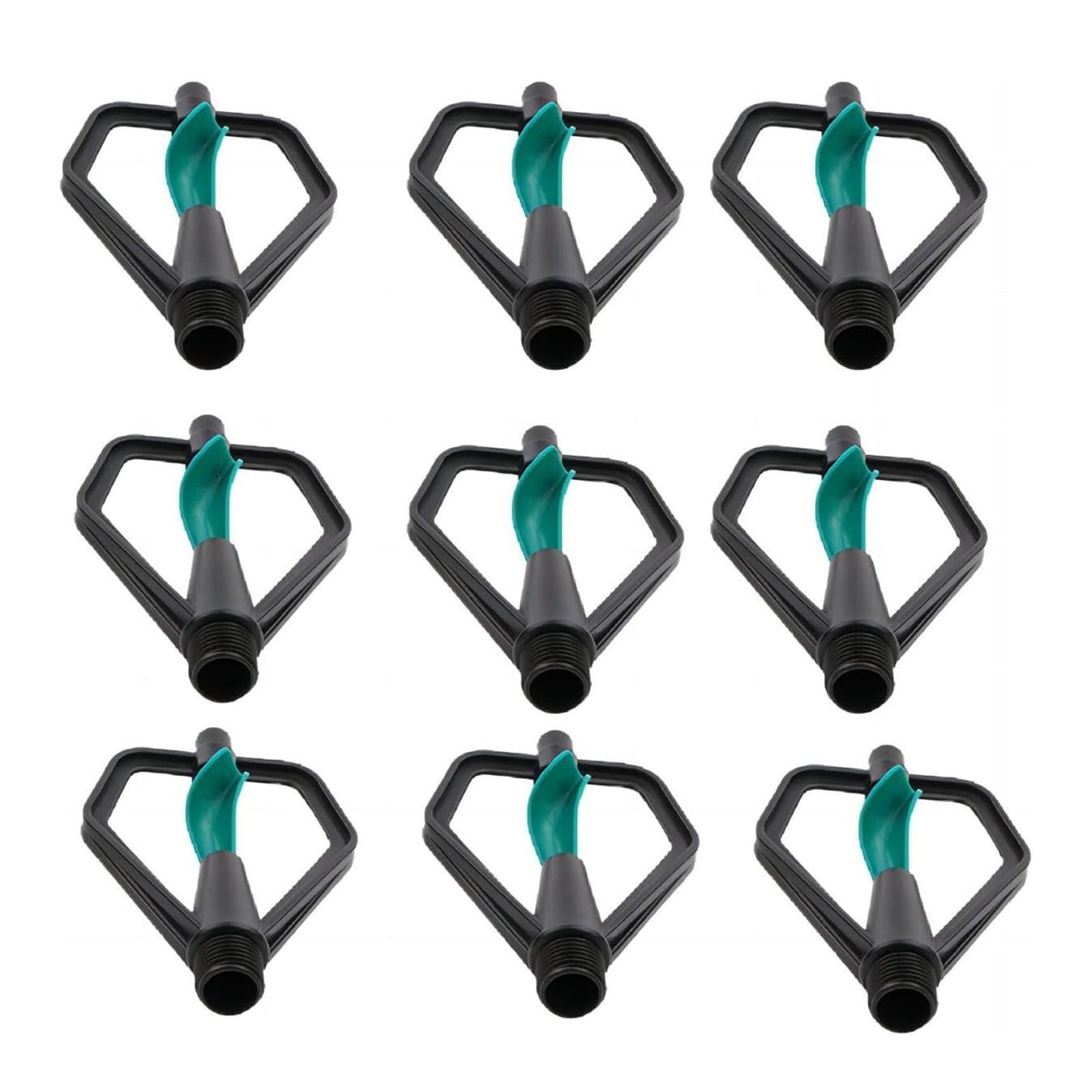 KCRQLQW 9Pcs 1/2 360° Auto Rotating Irrigation Sprinkler Butterfly ...
