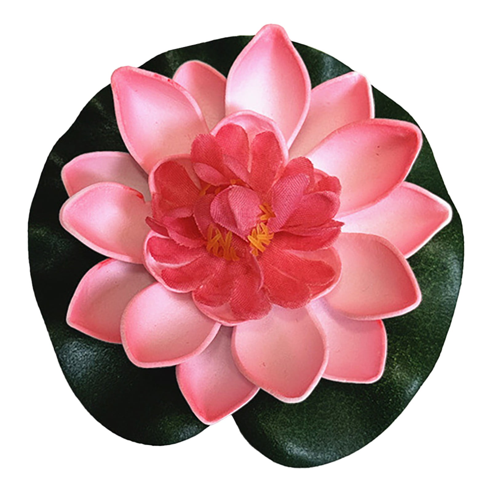 KCRQLQW Artificial Floating Foam Lotus Flower with Water Lily Pad ...