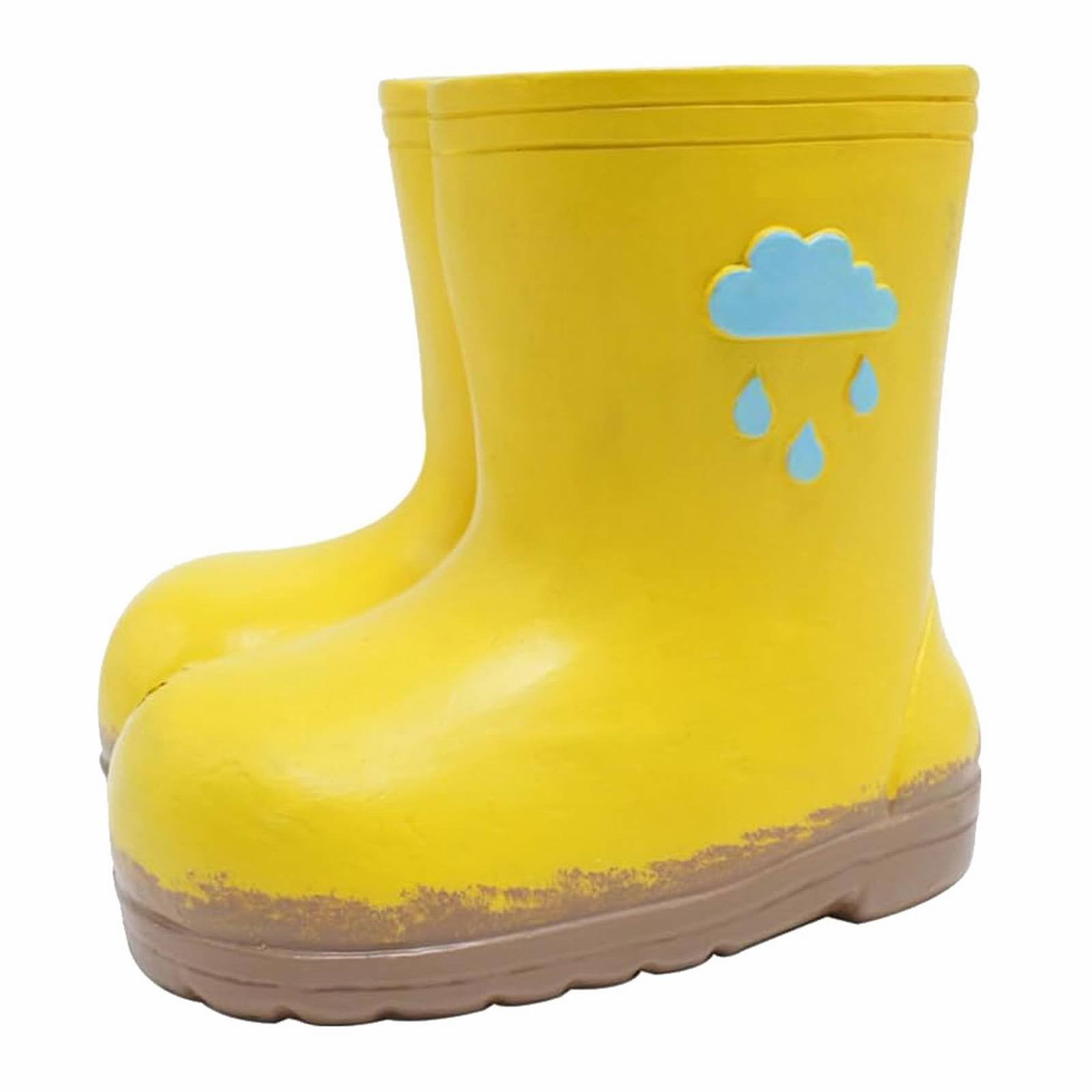 KCRQLQW Cute Boots Planter Rain Boots Shaped Flower Pot Resin Succulent ...