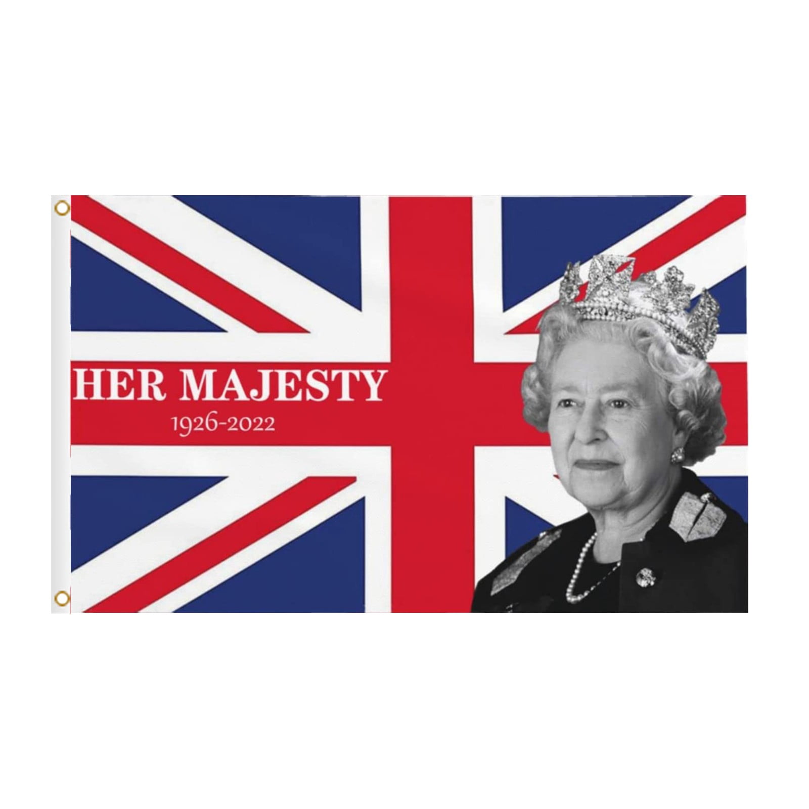 KCRQLQW The Flag Commemorating The 70th Anniversary Of The Of The Queen ...