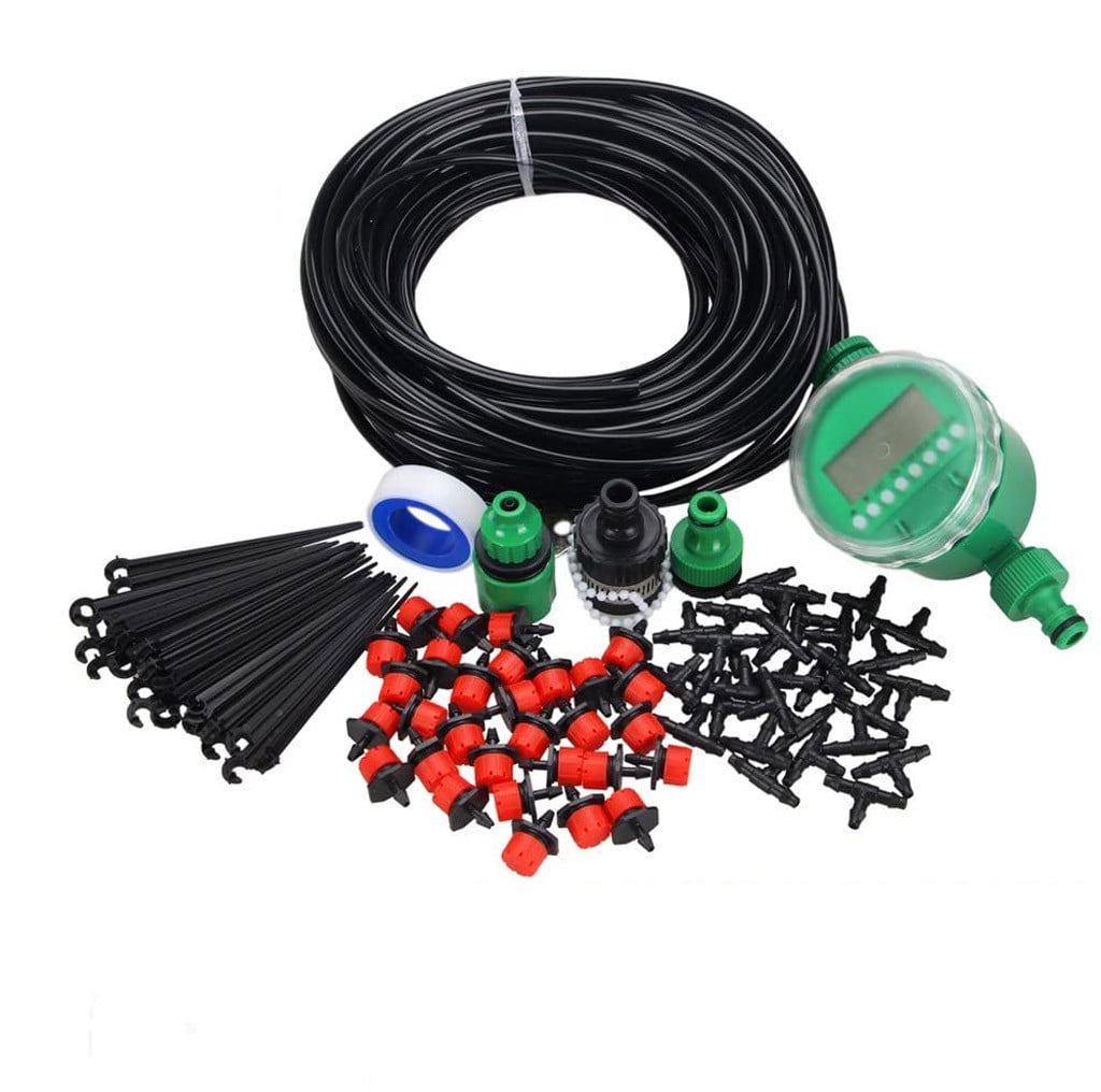 KCRQLQW Kit Tubing Drip Kit Watering Irrigation Kits Garden Timer Drip ...